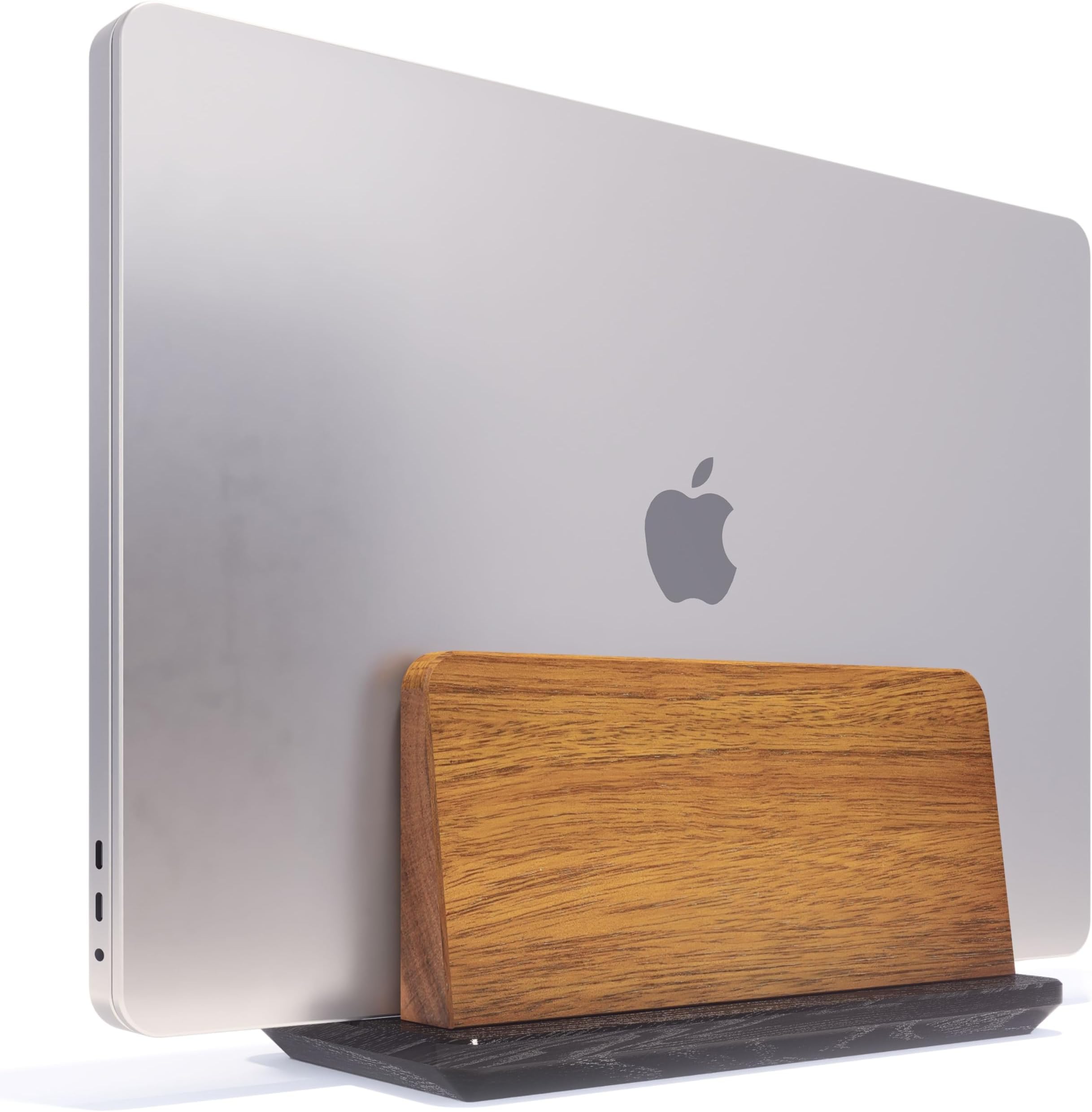 Amazon.com: LUCISDOM Vertical Laptop Stand for Desk, Natural Wood ...