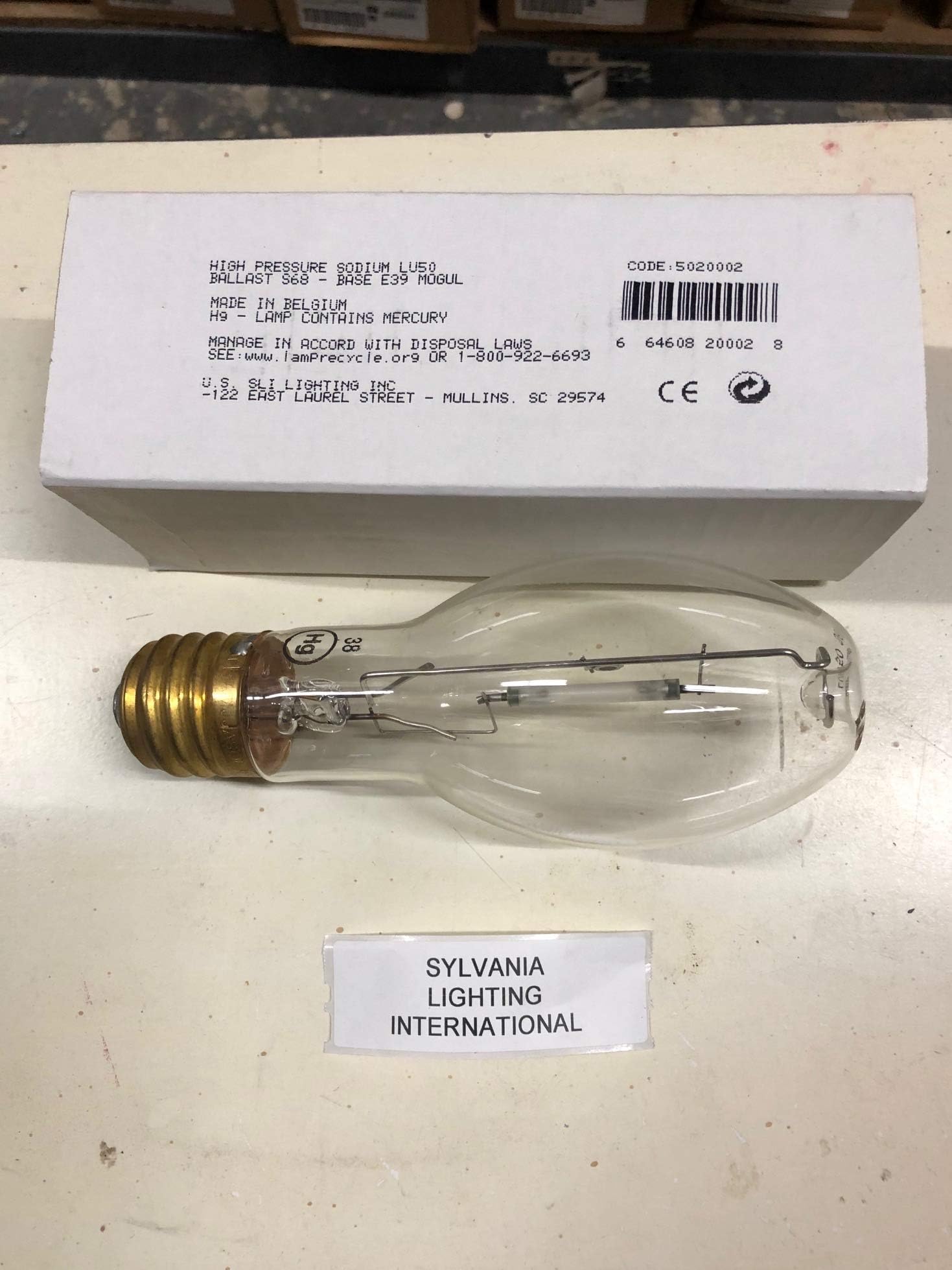 Sylvania 67504 - LU70 - HPS - 70 Watt - Lumalux - High Pressure Sodium ...