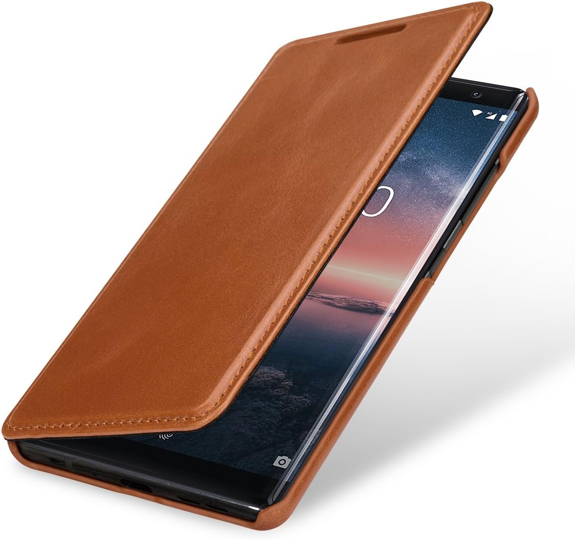 Amazon.com: StilGut Case Compatible with Nokia 8 Sirocco Leather Book ...