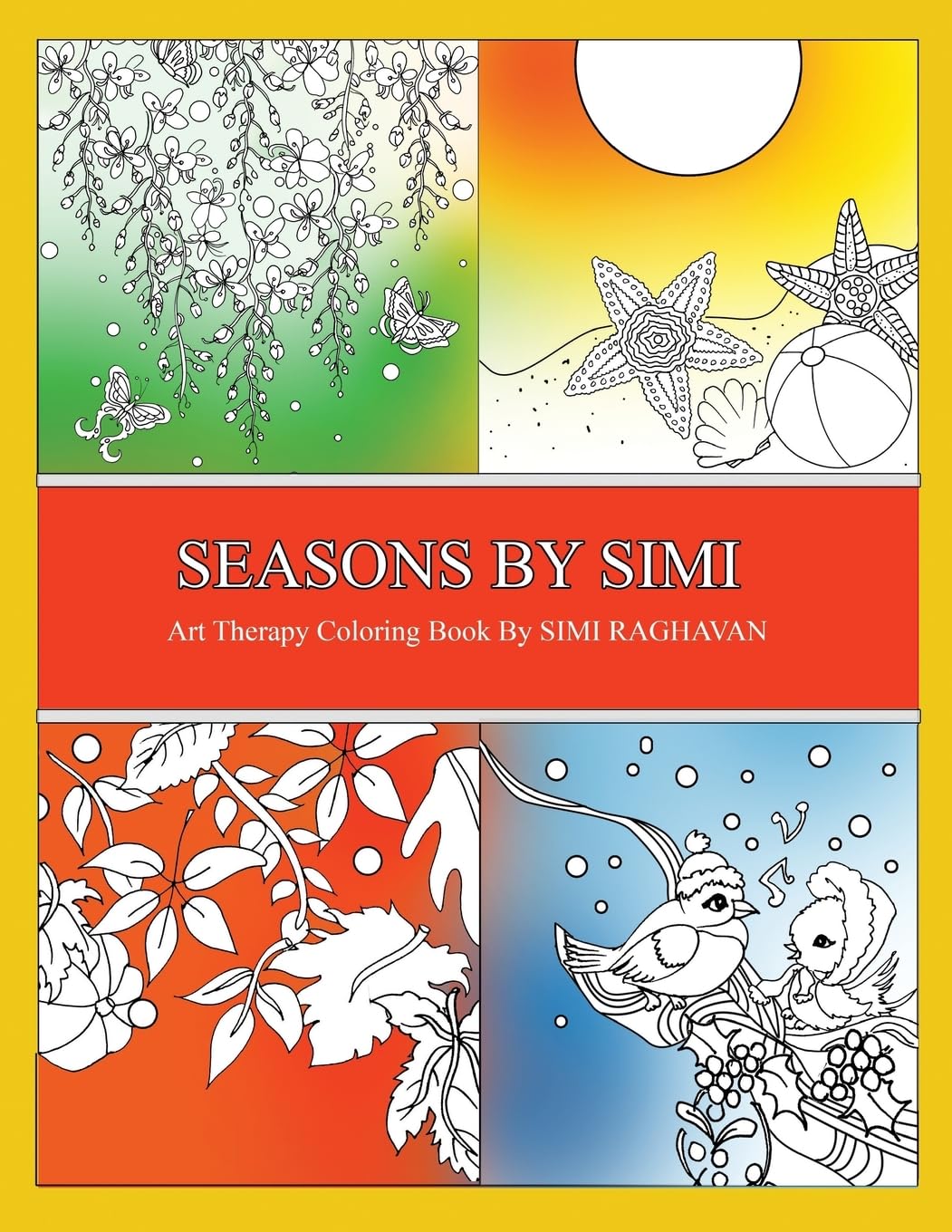 Amazon.com: Seasons by Simi: An Art Therapy book of the Four Seasons ...