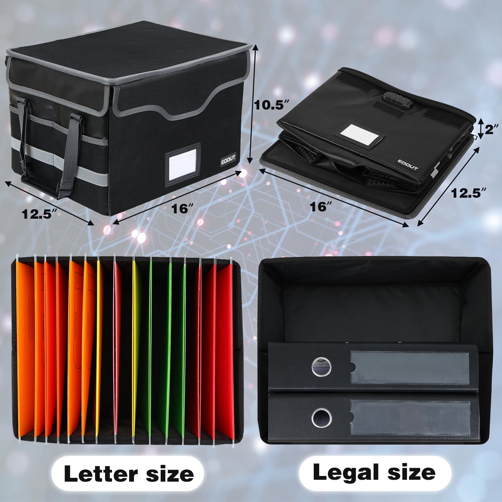 Snapklik.com : Fireproof Document Box, Fire Proof Safe Boxes For Home ...