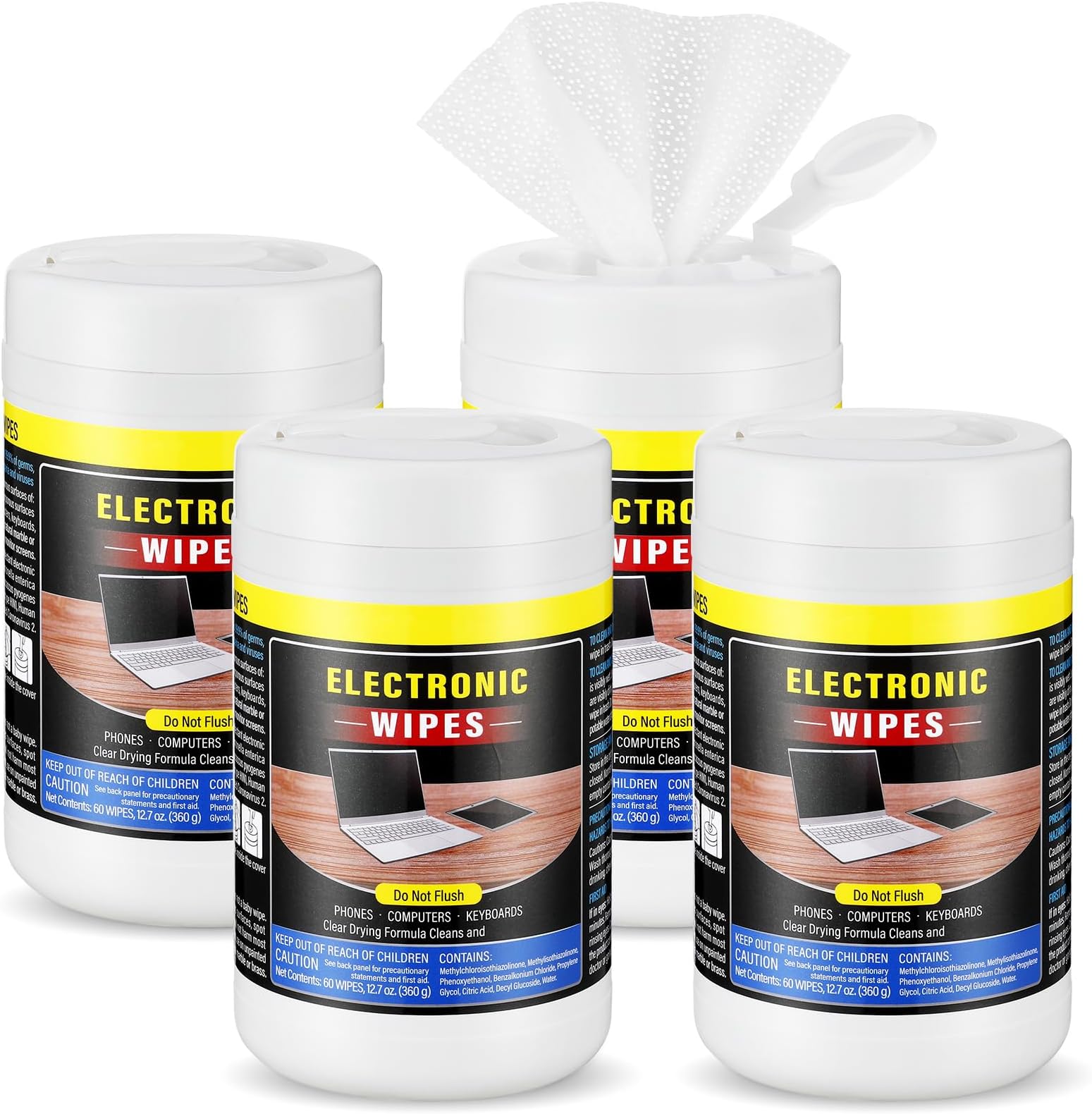 Amazon.com: Weiman Electronics & Screen Disinfecting Wipes - Safely ...