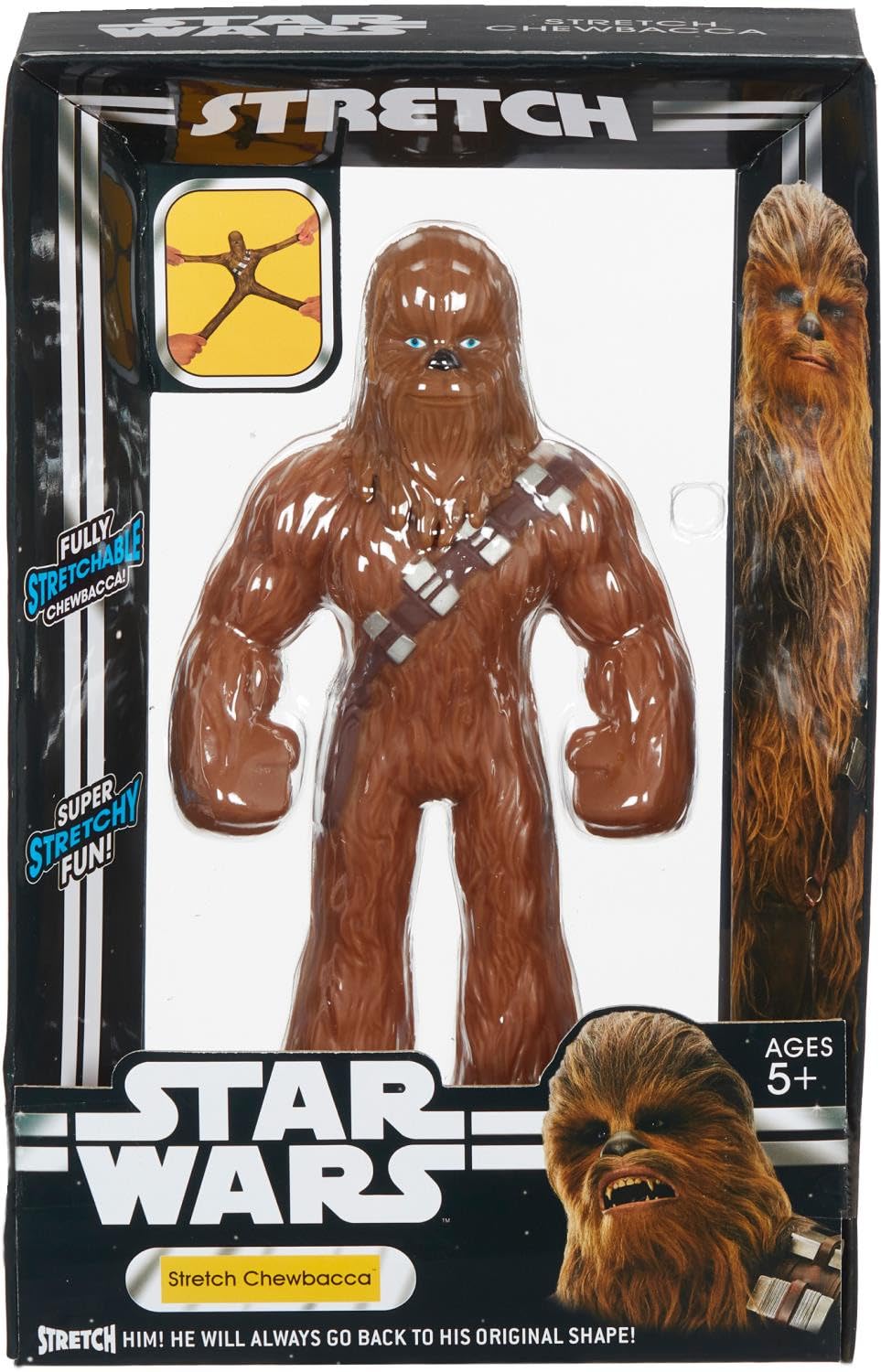 Amazon.com: STRETCH ARMSTRONG Chewbacca Action Figure - Fully ...