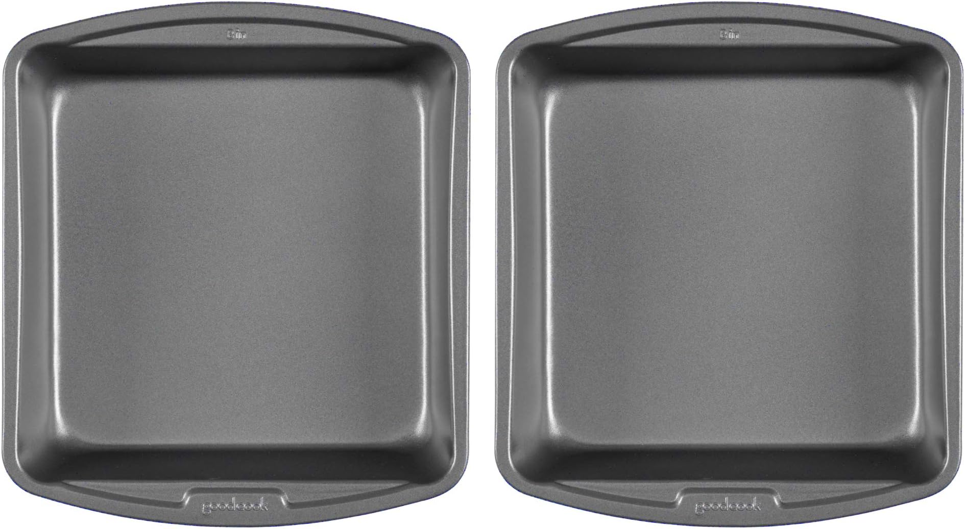 Amazon.com: GoodCook 2pk 8x8 Set Baking Pan, 2 Pack, Gray: Home & Kitchen