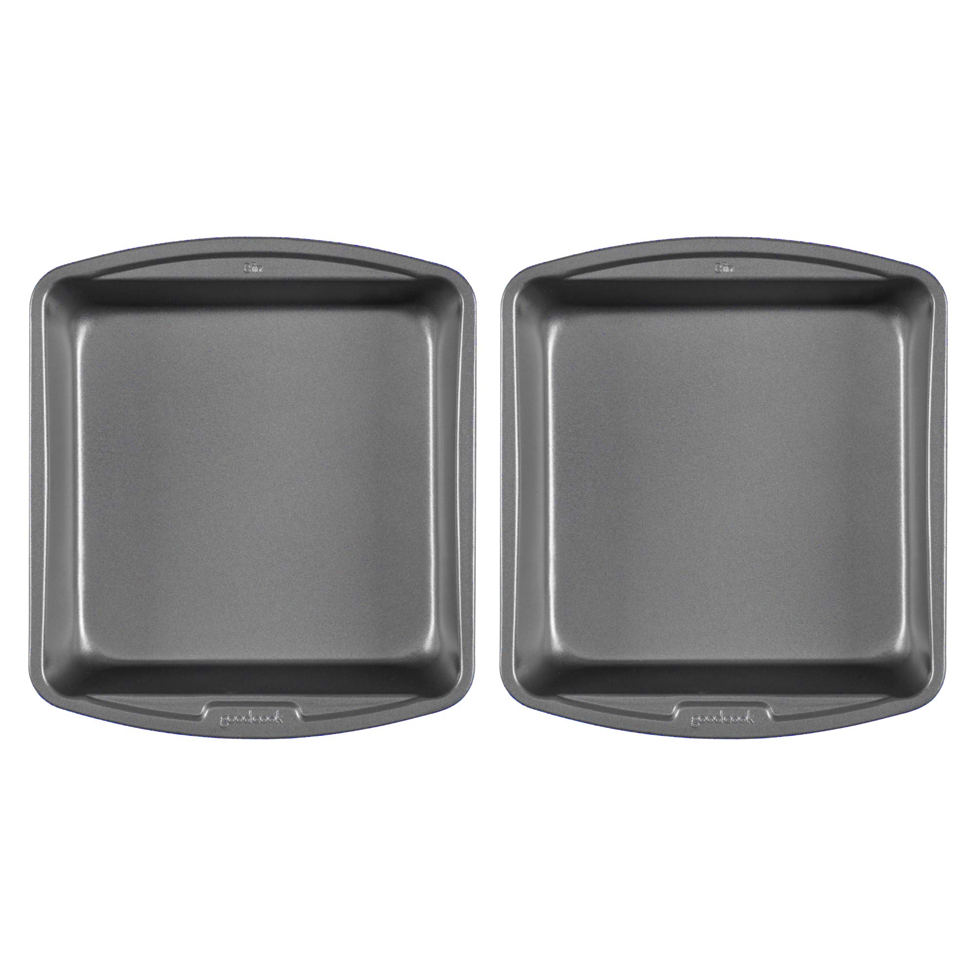 Amazon.com: GoodCook 2pk 8x8 Set Baking Pan, 2 Pack, Gray: Home & Kitchen