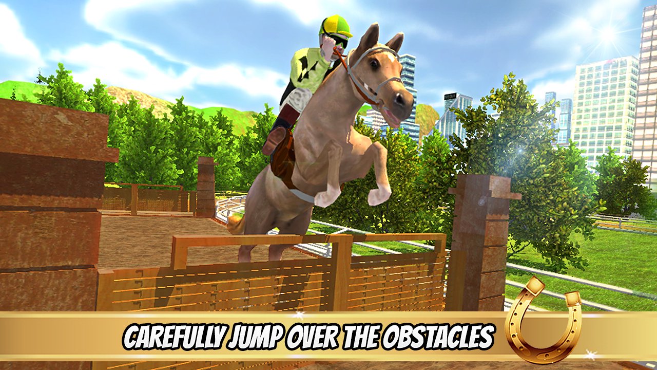 Horse Racing Stunts Adventure Game 3D: Real Road Animal Transporter ...