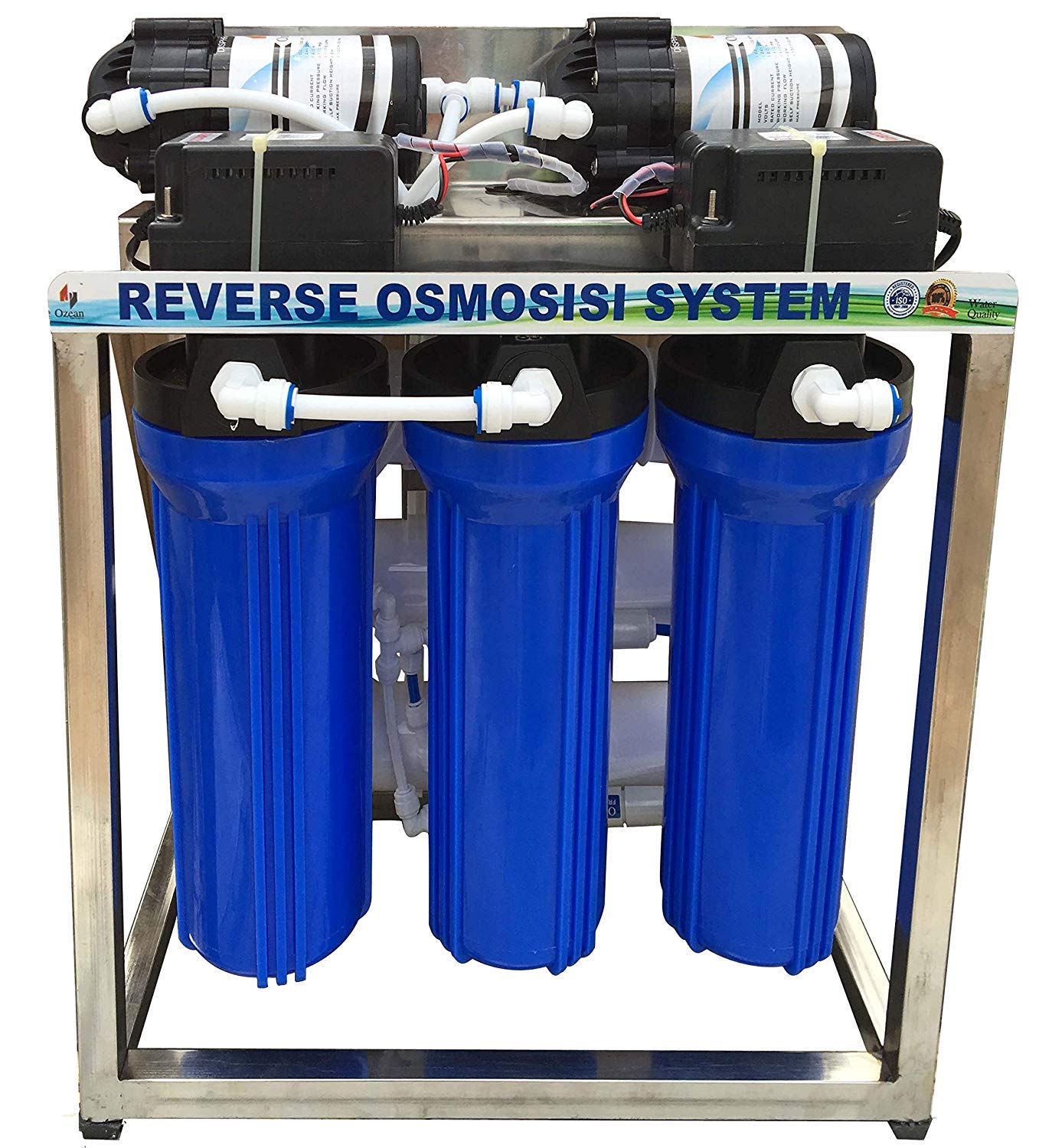 Ozean 25 Lph Commercial RO Water Purifier 100 GPD Membrane : Amazon.in ...