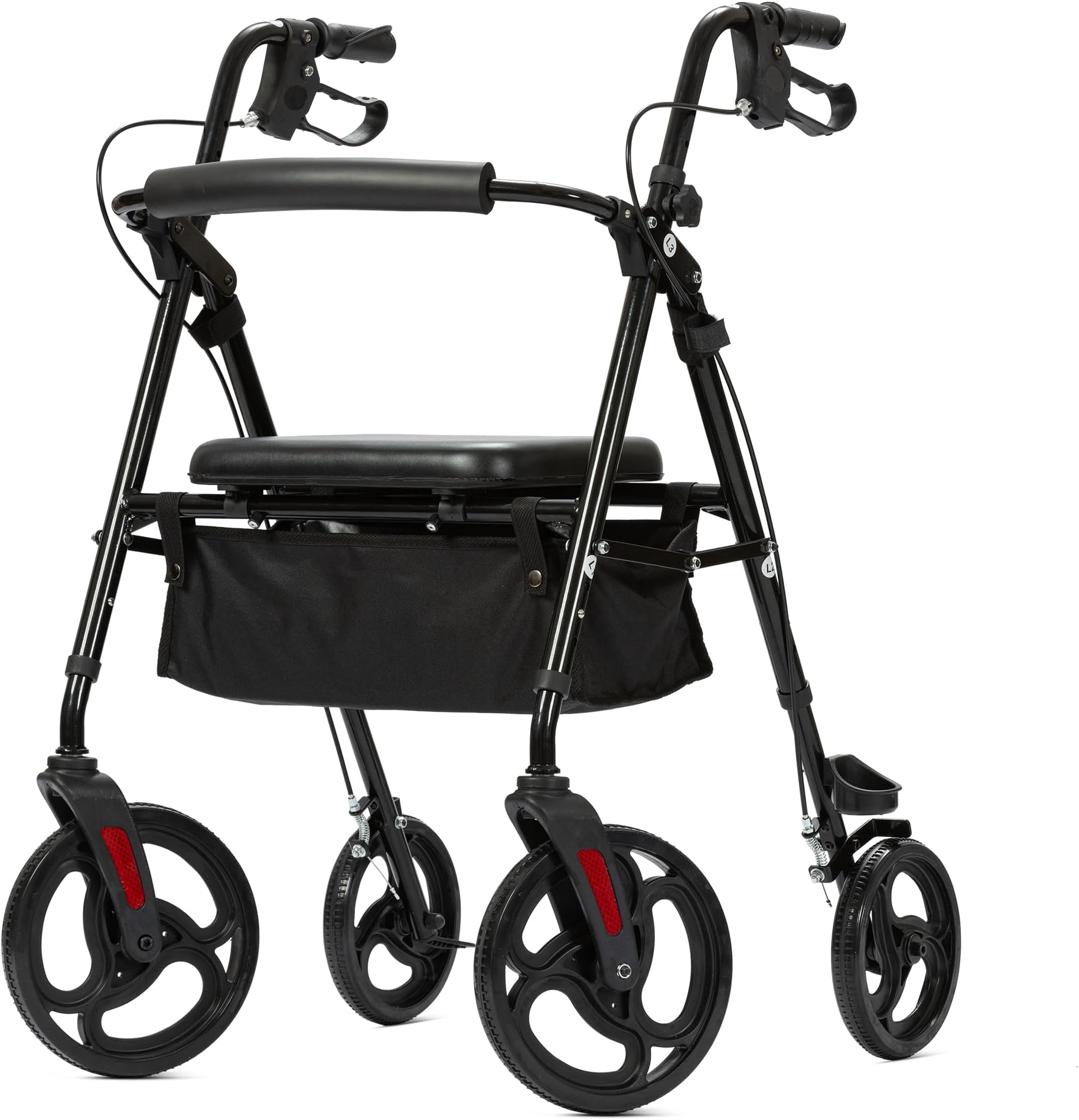 Amazon.com: ELENKER Heavy Duty Rollator Walker with Extra Wide Padded ...