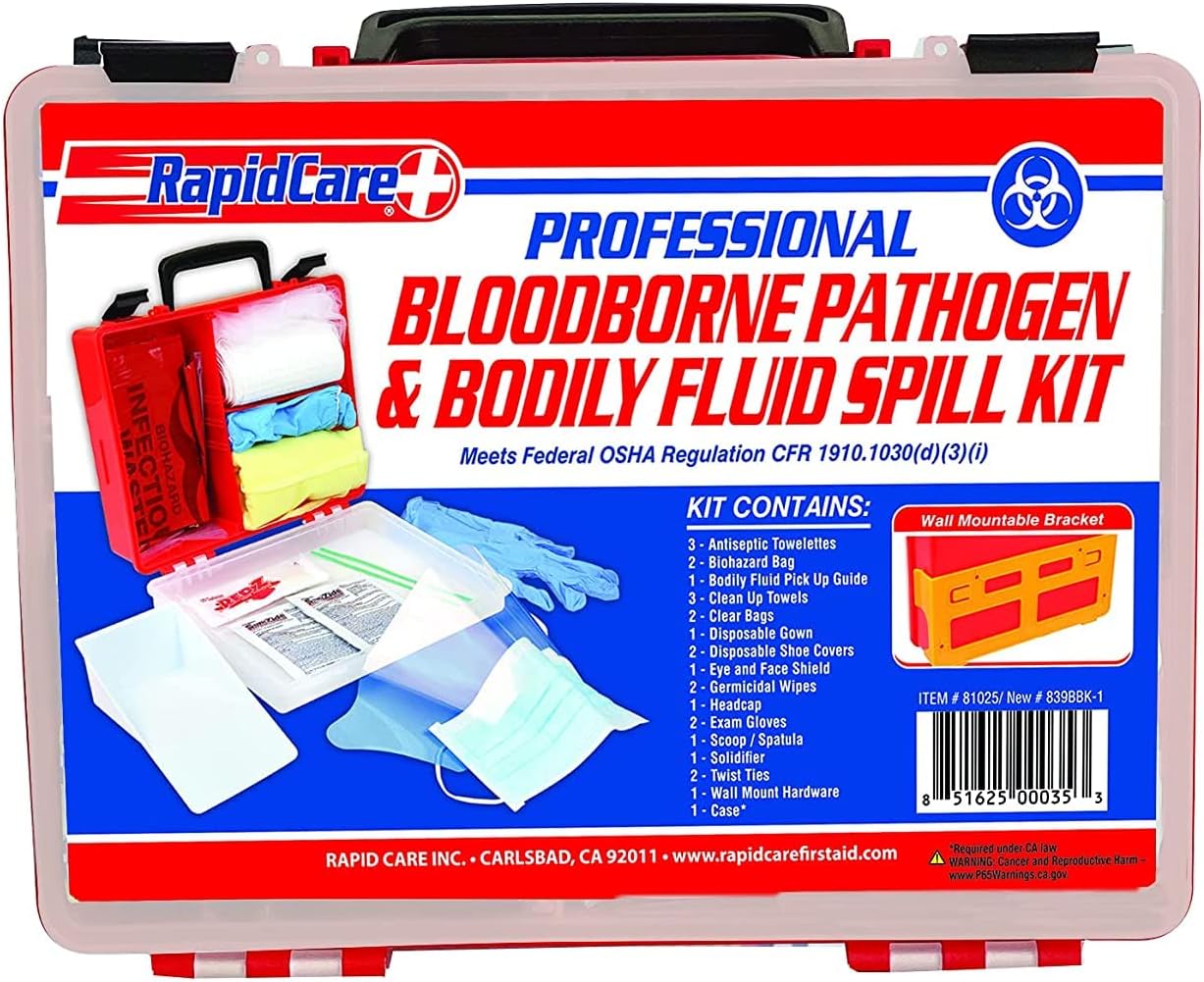 Amazon.com: First Aid Premium Bloodborne Pathogen & Bodily Fluid Spill ...