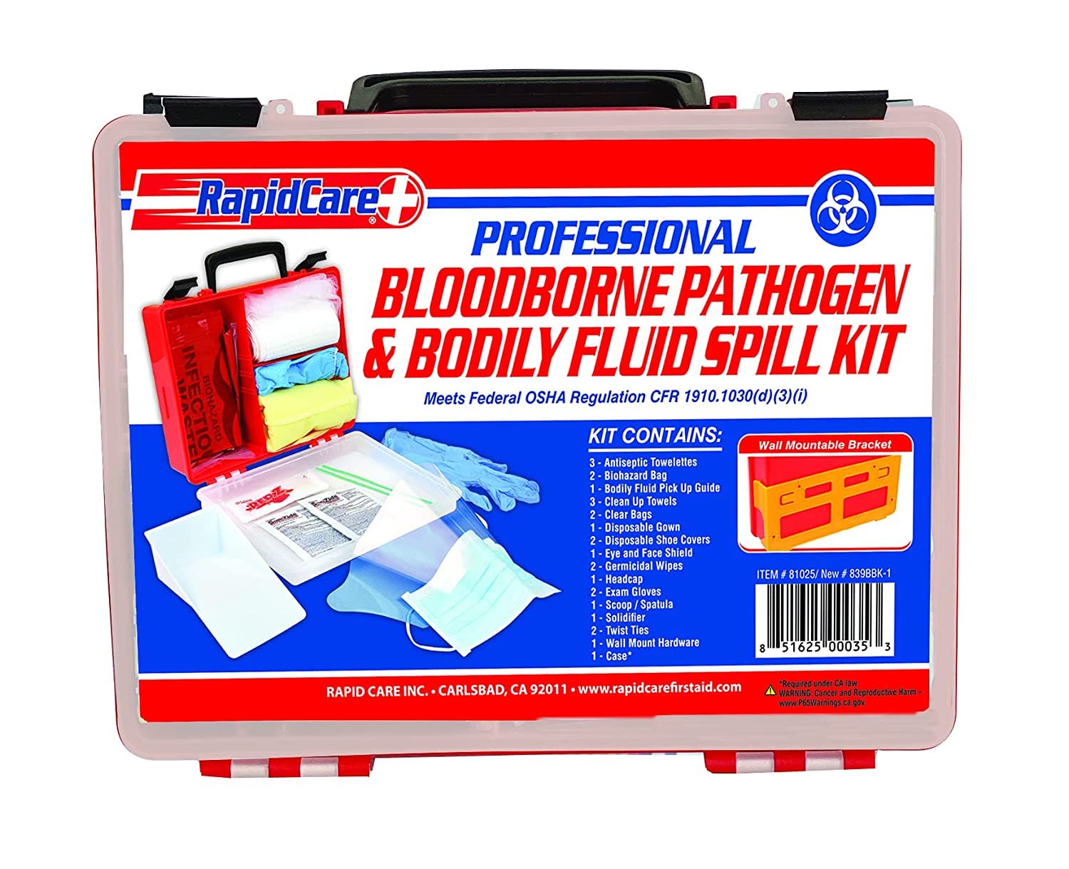 Amazon.com: First Aid Premium Bloodborne Pathogen & Bodily Fluid Spill ...