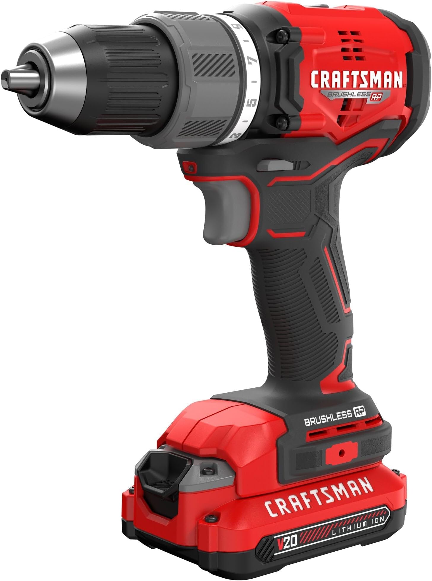 CRAFTSMAN - V20* Kit de taladro/desarmador inalámbrico (CMCD700C1 ...