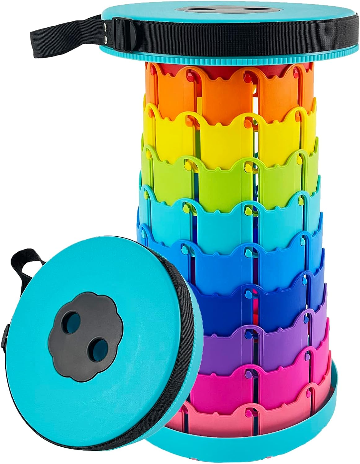 Amazon.com: Lightweight Folding Stool Upgraded Collapsible Chair ...