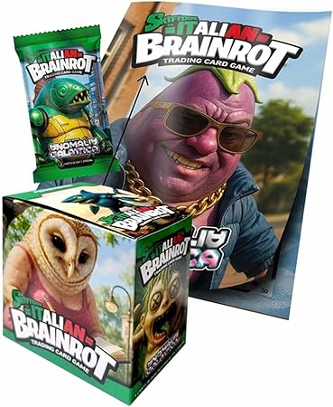 SKIFIDOL ITALIAN BRAINROT GALACTICAL ANOMALIA ALBUM + 12 SACHETS OF 7 ...