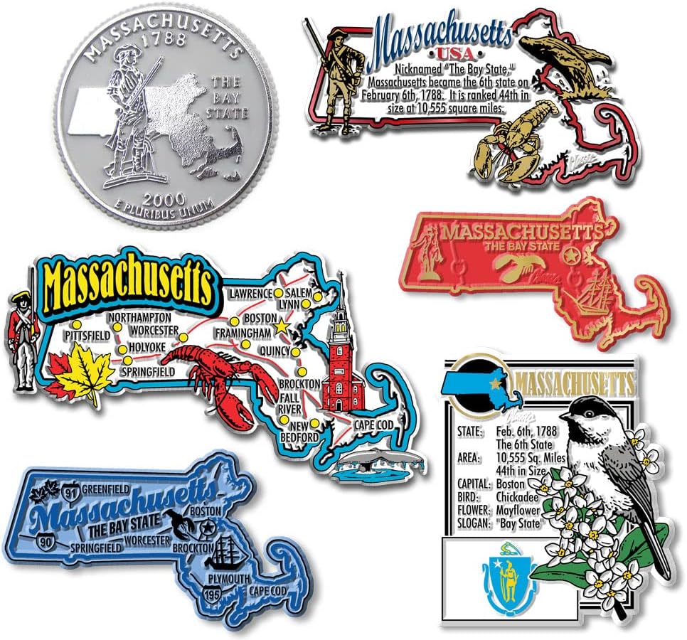 Amazon.com: Greetings from Boston Massachusetts Fridge Magnet ...