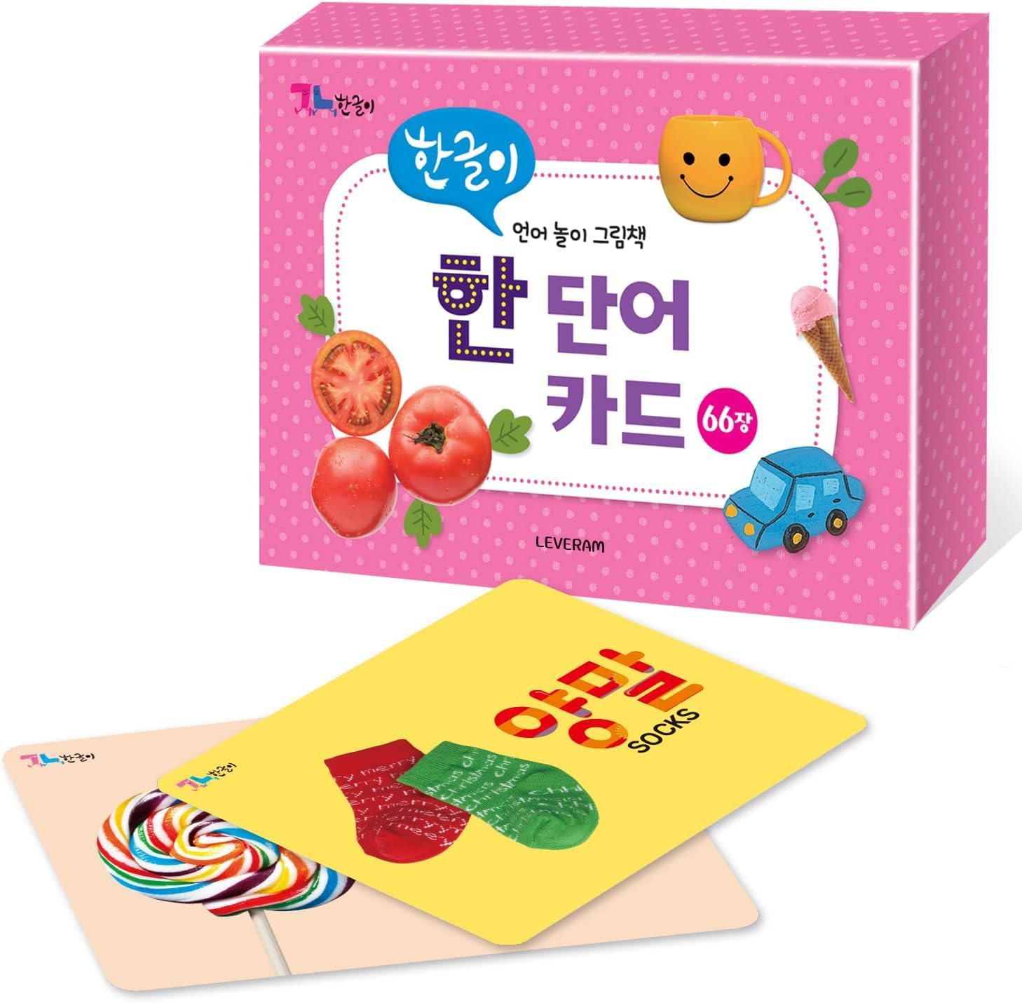 Amazon.com: Leveram Korean Flashcards Hangul Word Flash Cards Learn ...