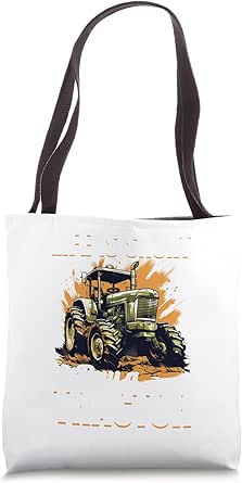 Amazon.com: Tractors Farmer - life is short buy a tractor Tote Bag ...