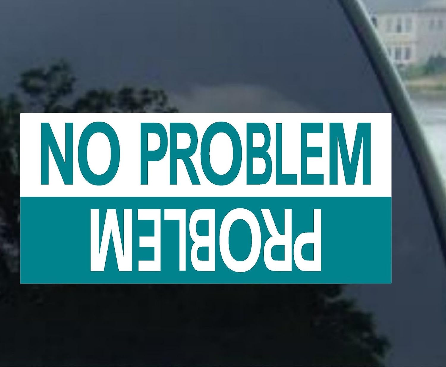 Amazon.com - Problem / No Problem Offroad Bumper Sticker / Decal (7.5 ...