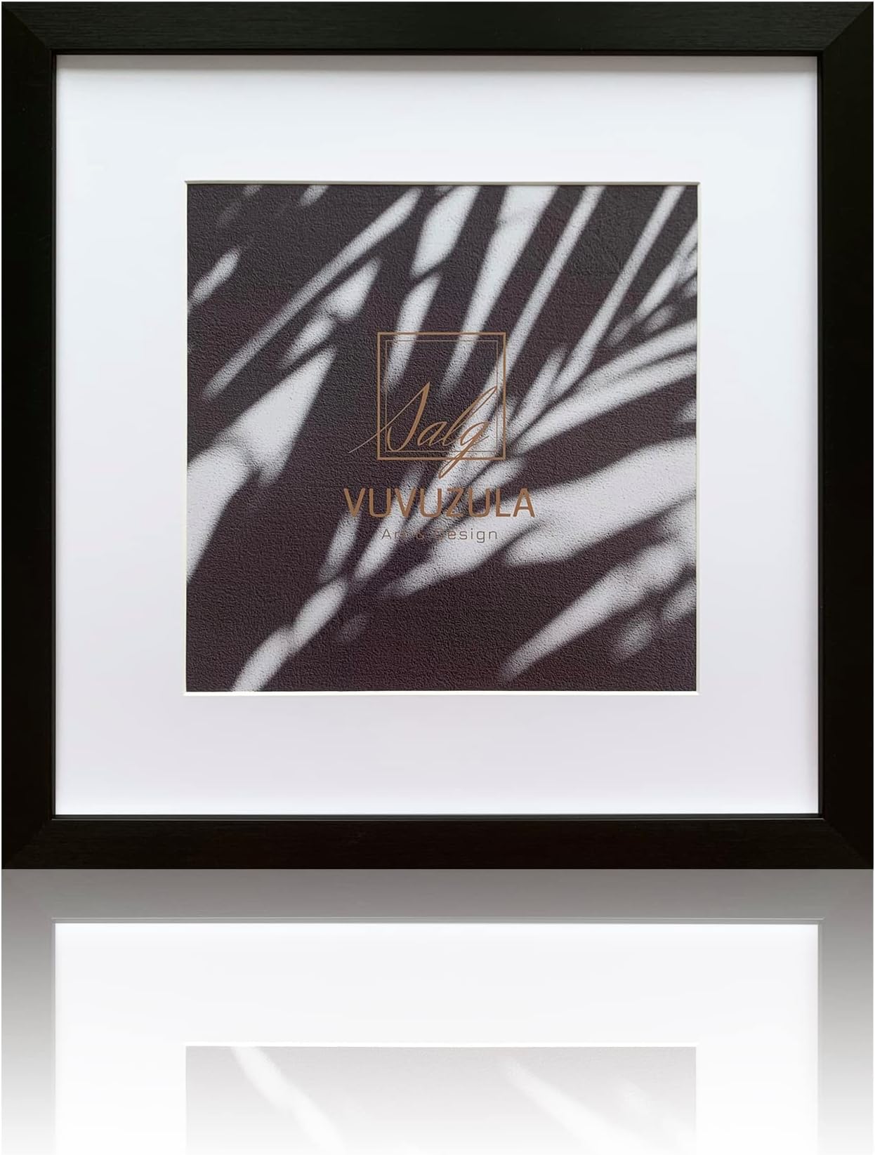 SQUARE BLACK,WHITE,OAK PICTURE FRAME (White, 19 x 19 INCH) : Amazon.co ...