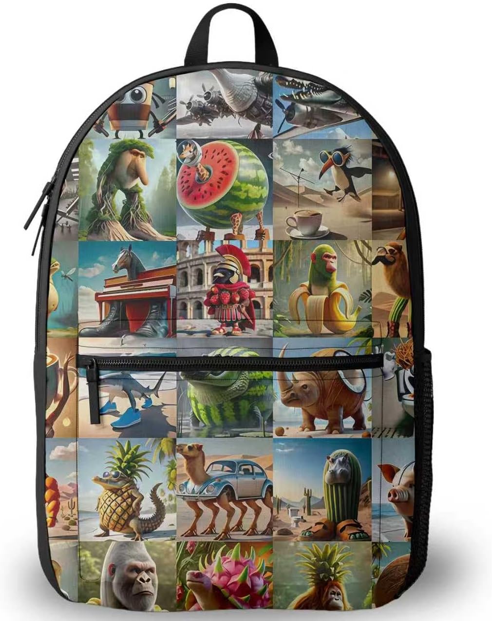Amazon.com | mxyteabz Cappuccino Assassino Backpack for Travel ...