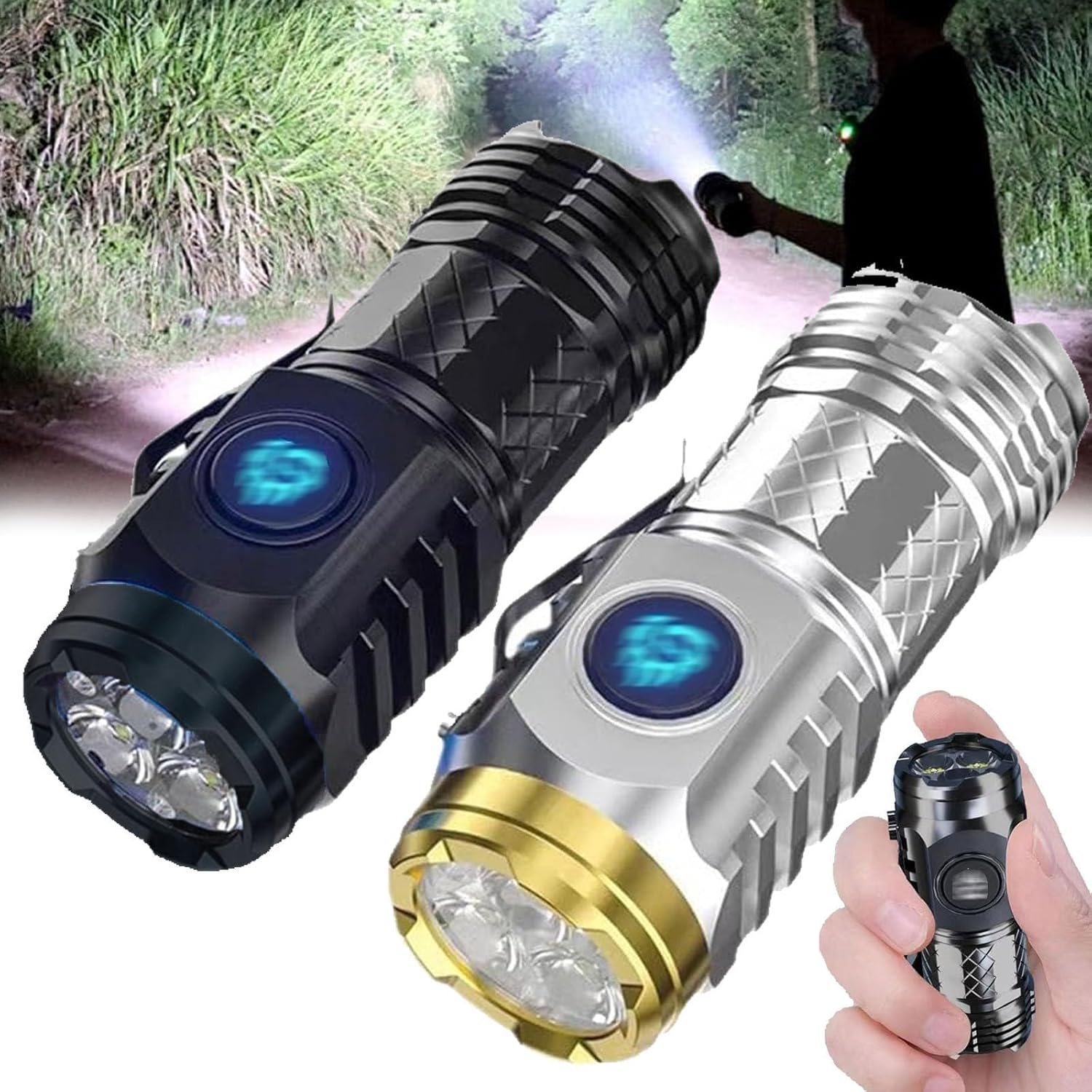 PULME German Three-Eyed Monster Mini Flash Super Power Flashlight ...