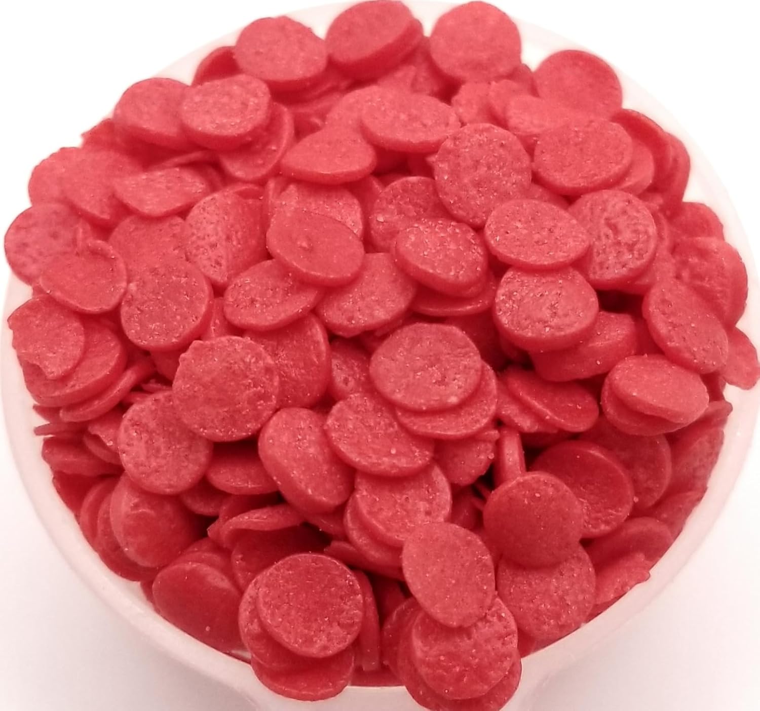 Amazon.com: NCS Red Edible Round Sequin Sprinkles, 8 ounces - Great for ...