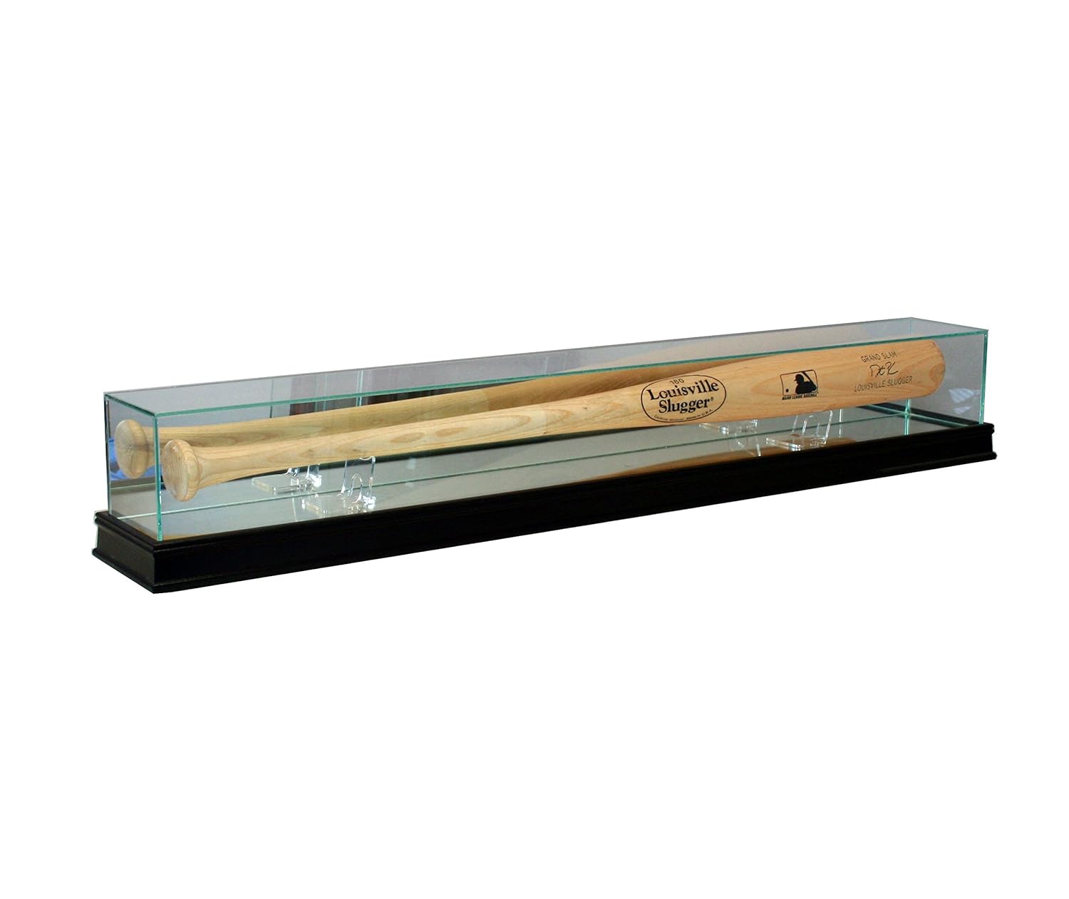 Amazon.com: Glass Baseball Bat Display Case with Real Wood Moulding ...
