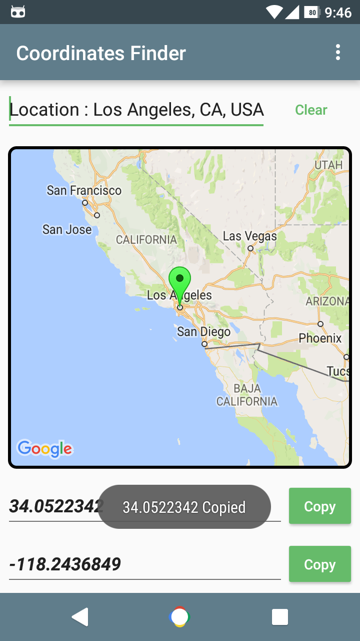 Coordinates Finder - App on Amazon Appstore
