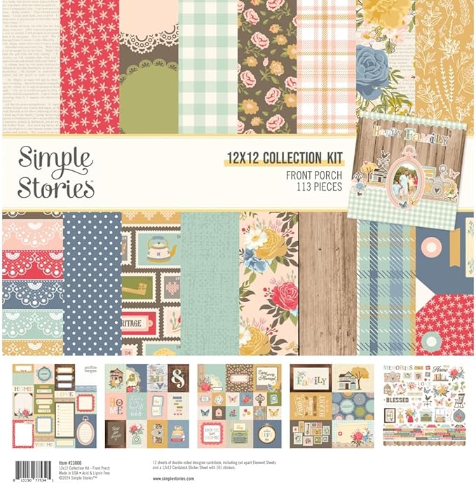 Amazon.com: Simple Stories Collection Kit 12"X12"-Front Porch