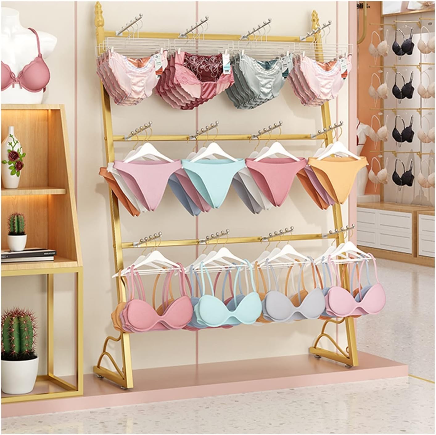 Amazon.com: LXBAMKEA Lingerie Display Stand, Boutique Retail Store ...