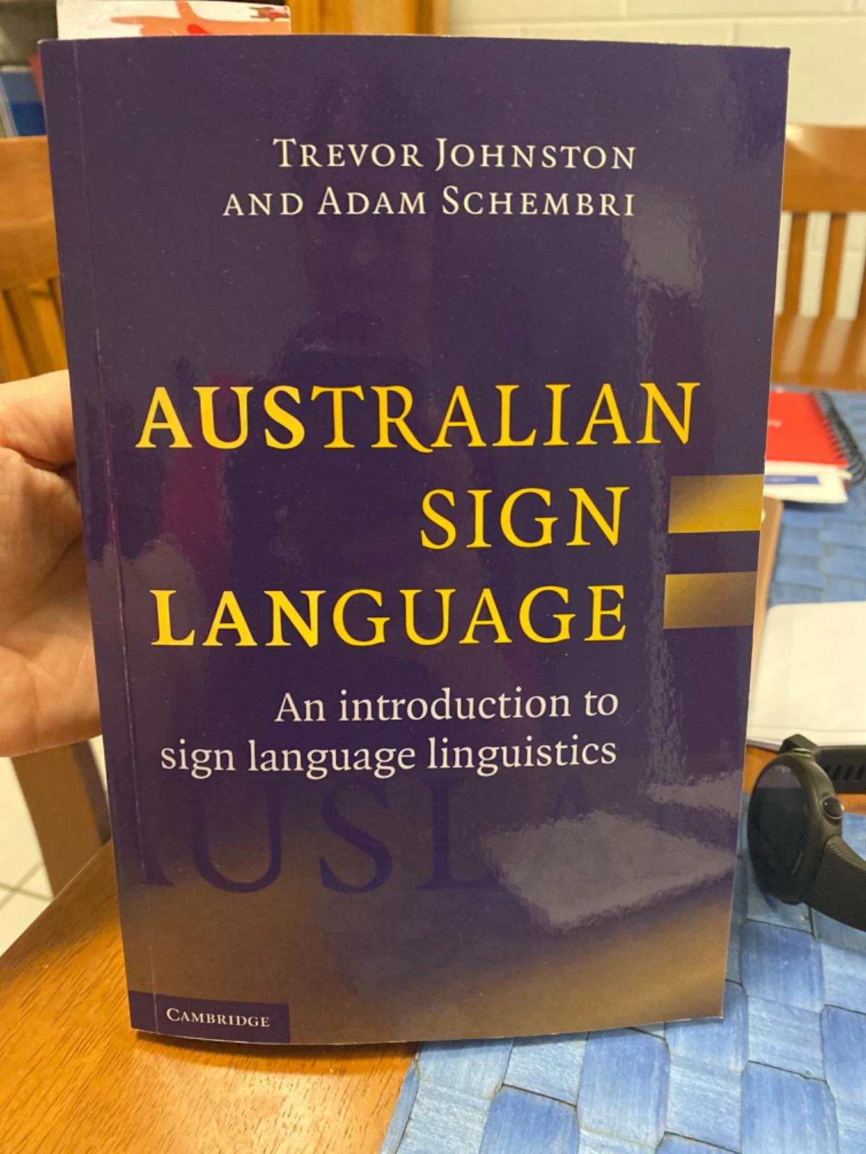 Australian Sign Language (Auslan): An introduction to sign language ...