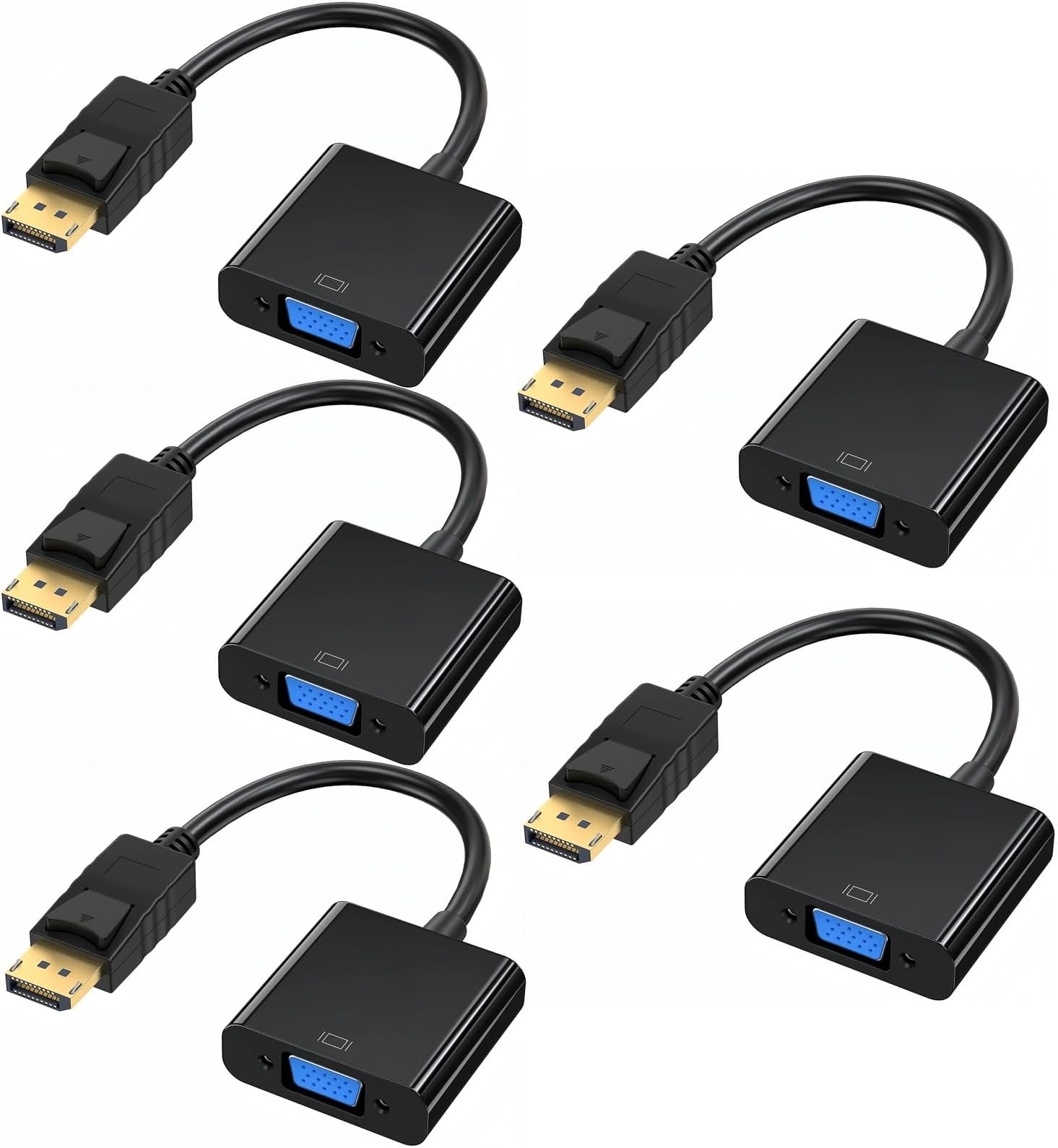 Amazon.com: BERLAT Displayport to HDMI Converter，DP to HDMI Adapter [2 ...