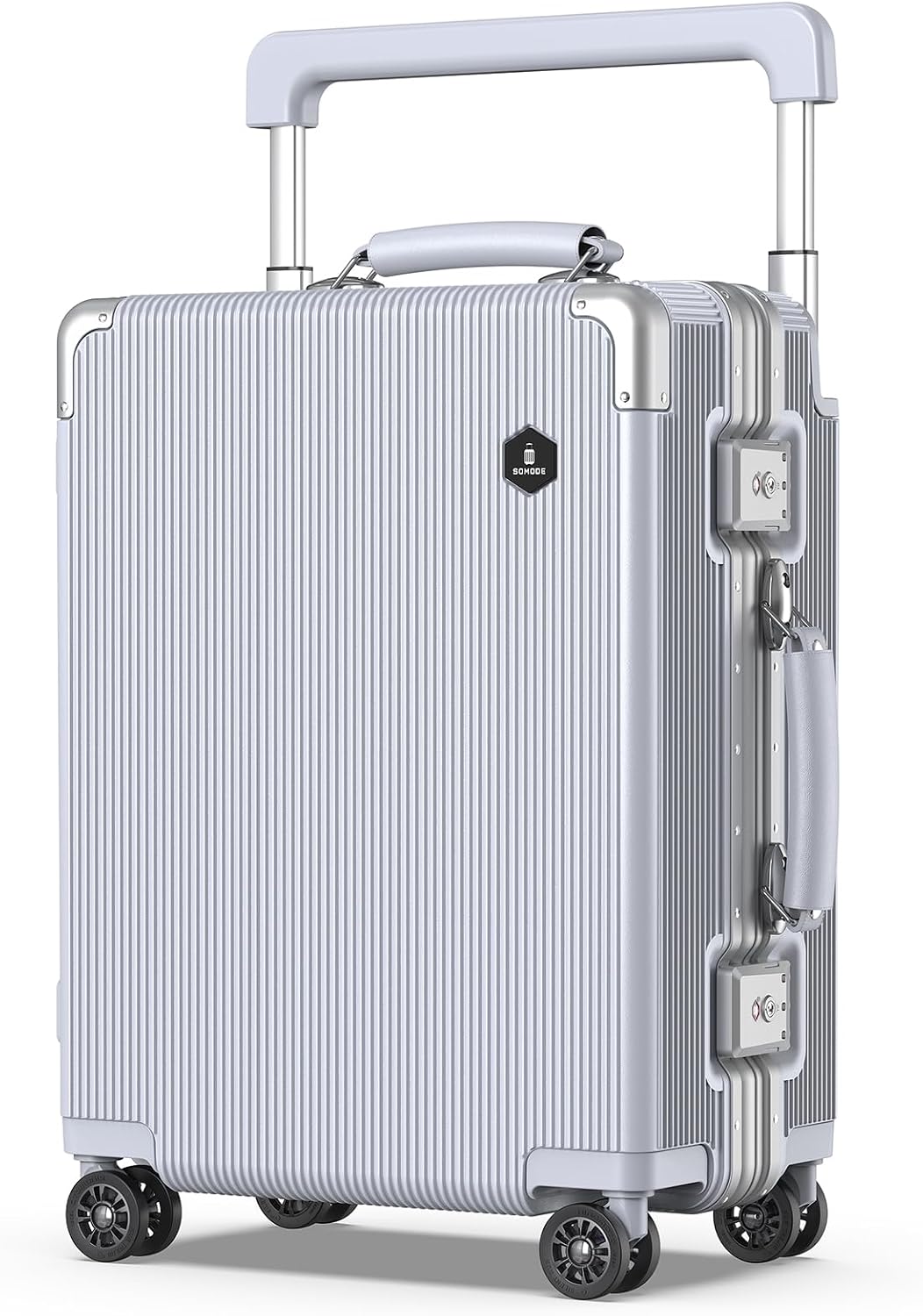 Amazon.com | IDIYSONG Fashion Carry-on Luggage 20 inch, Wide Handle ...
