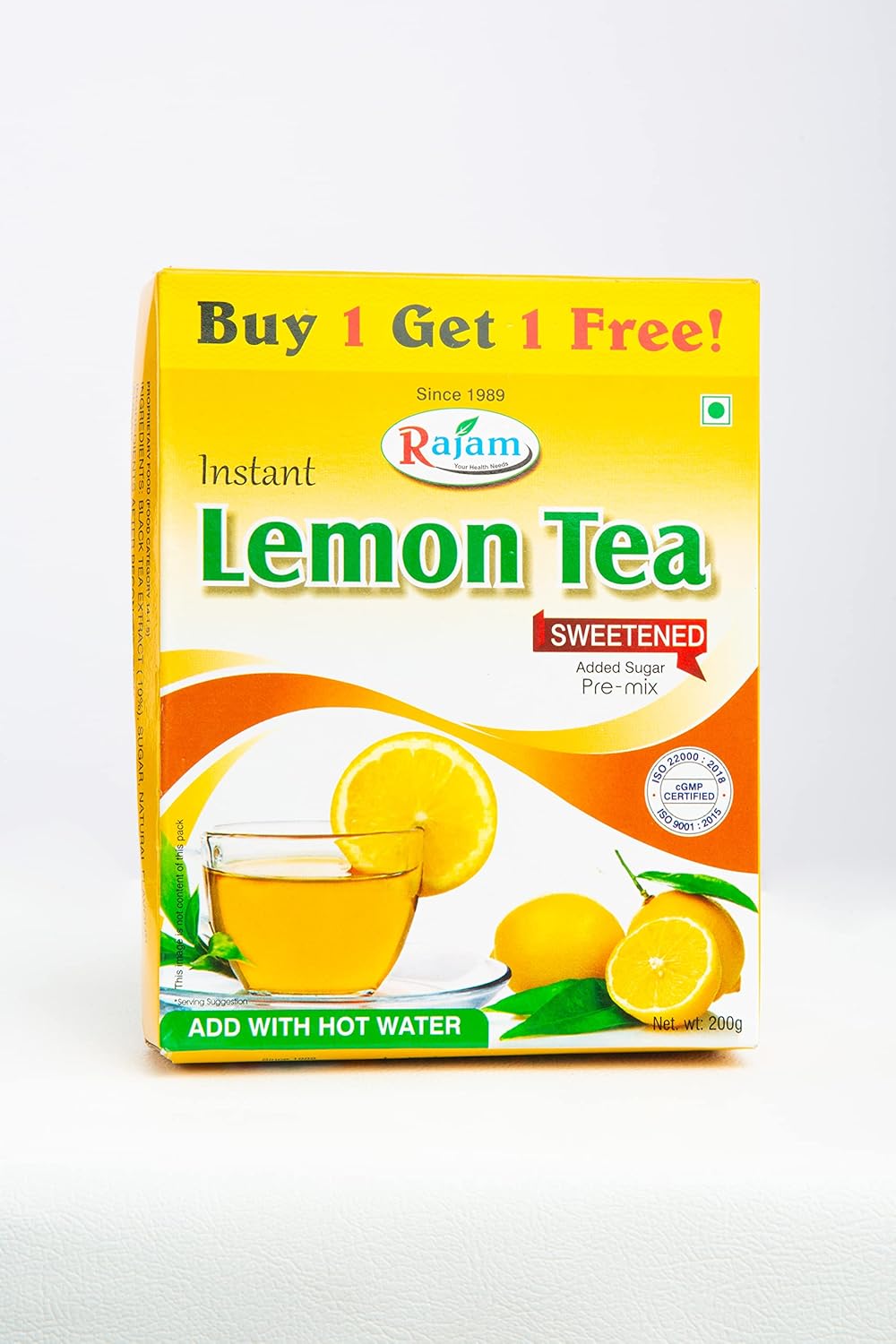 Rajam Lemon Tea 200G Box (Buy 1 Get 1 Free) : Amazon.in: Grocery ...