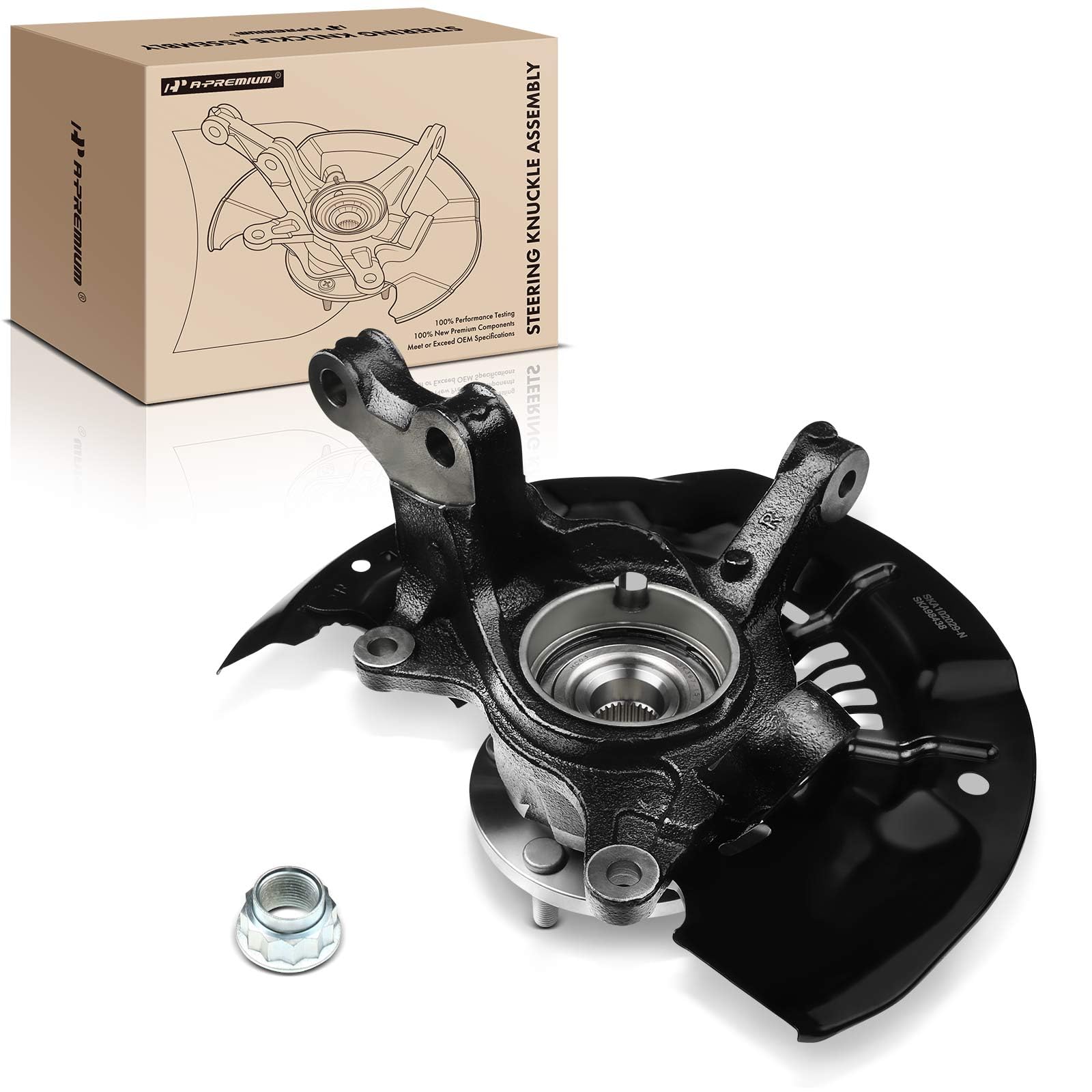 Amazon.com: A-Premium Front Steering Knuckle & Wheel Bearing Hub ...
