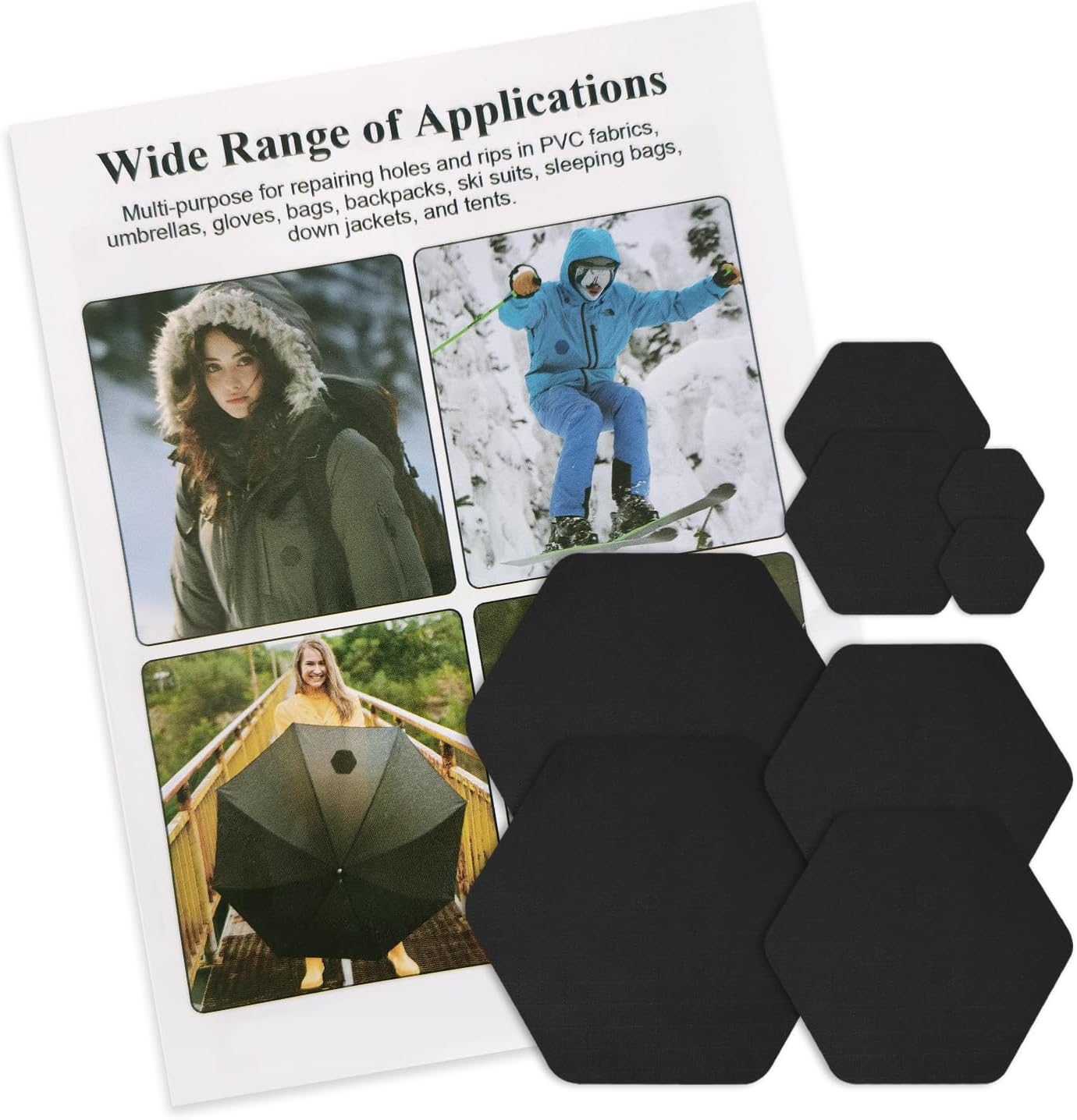 Amazon.com: J.CARP 8PCS Nylon Repair Patches, Self Adhesive ...