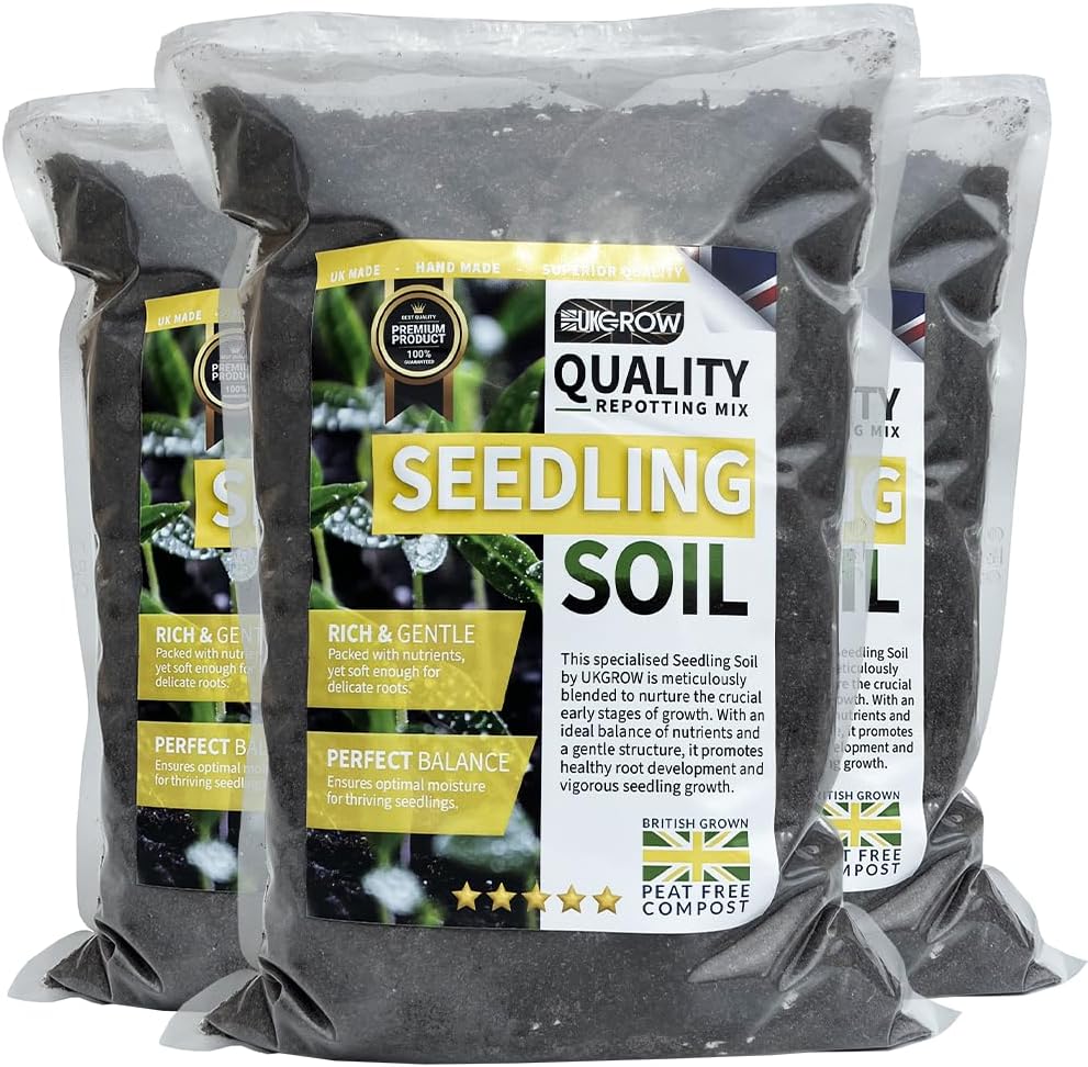 Seedling Soil by UKGROW - Organic Mix for Seed Sowing & Plant Growth ...