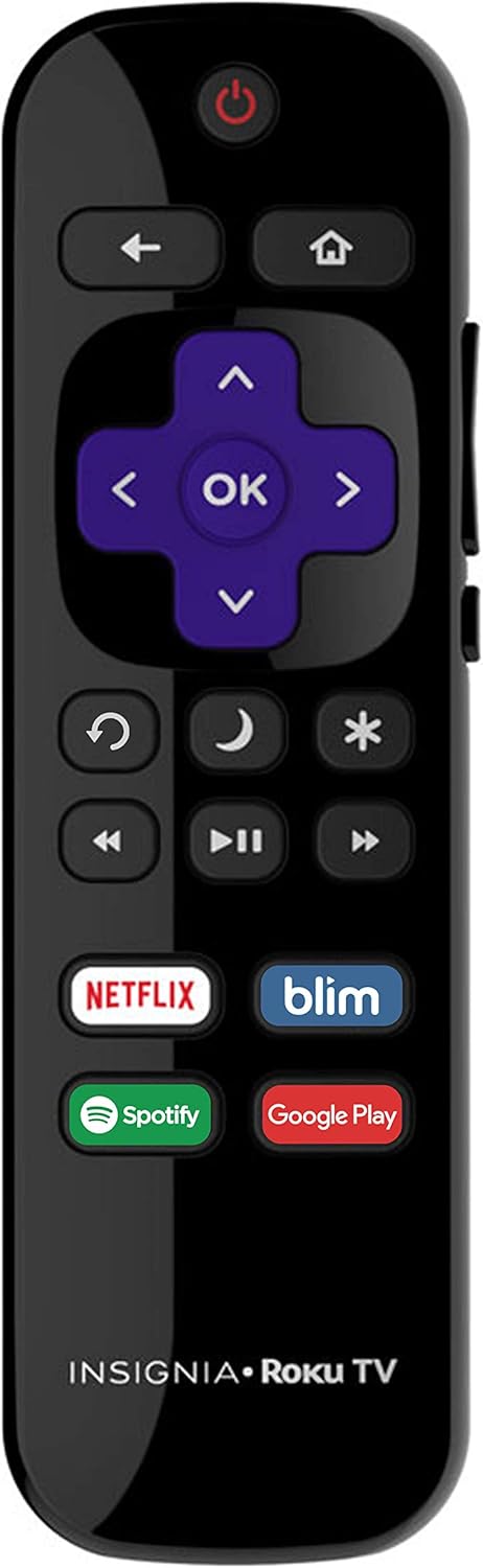 Amazon.com: Genuine Insignia NS-RCRMX-18 Roku TV Remote Control fit All ...
