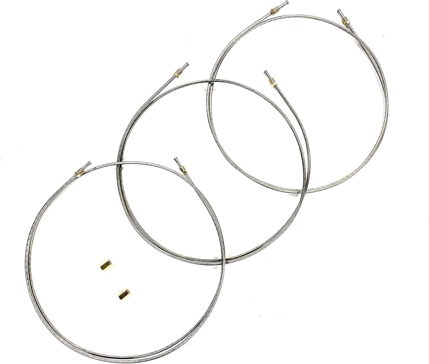 Amazon.com: The Stop Shop 1/4 Inch Stainless Steel Brake Lines with ...