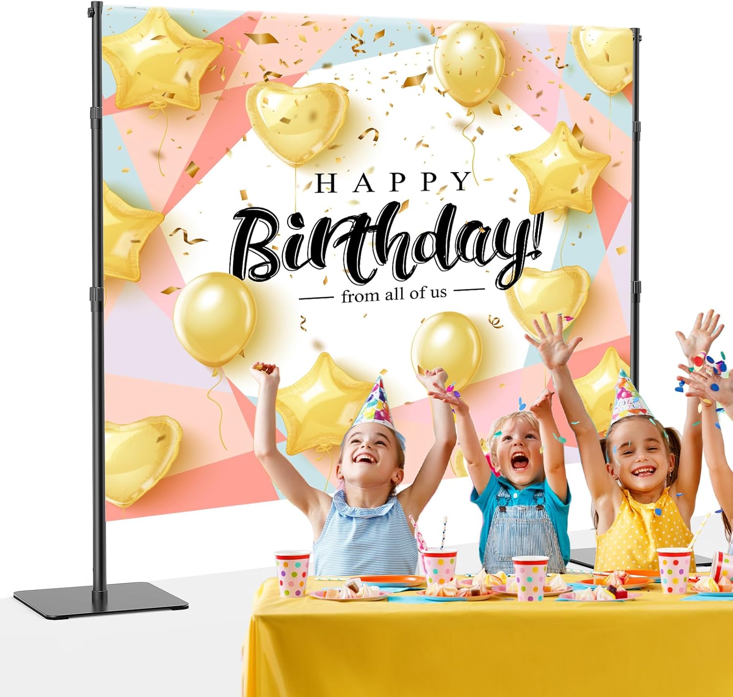 Amazon.com : ShowMaven Backdrop Stand, 8x10 ft Adjustable Photo ...