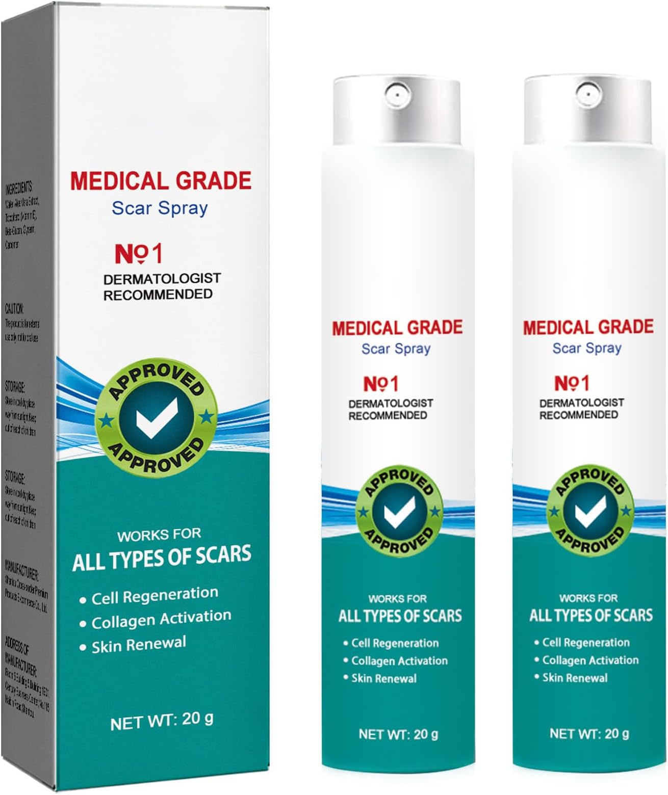 Amazon.com : LANLV Scar Remove Advanced Scar for All Types of Scars ...