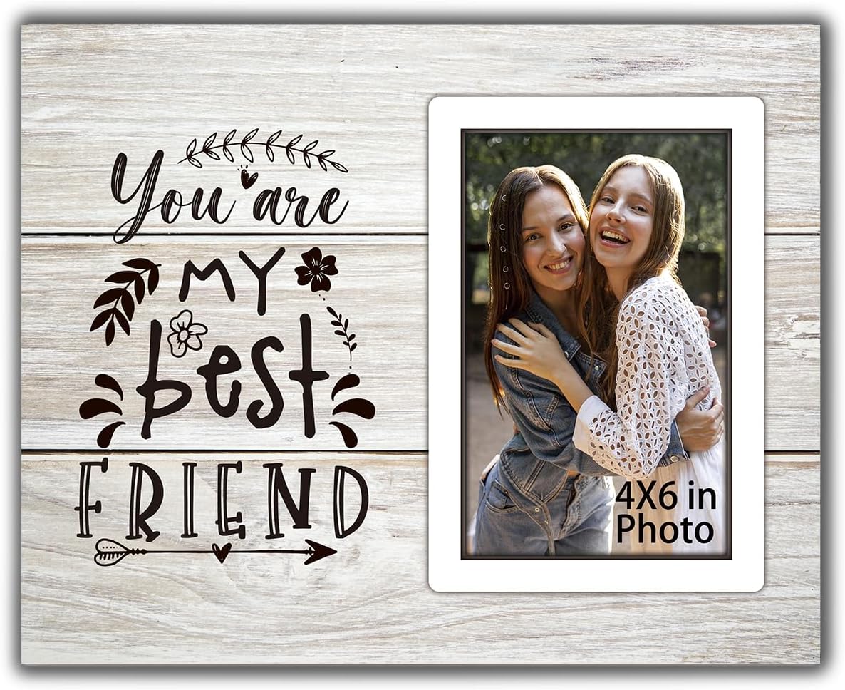 Amazon.com - Friends Picture Frame With Stand, Besties Photo Frame ...