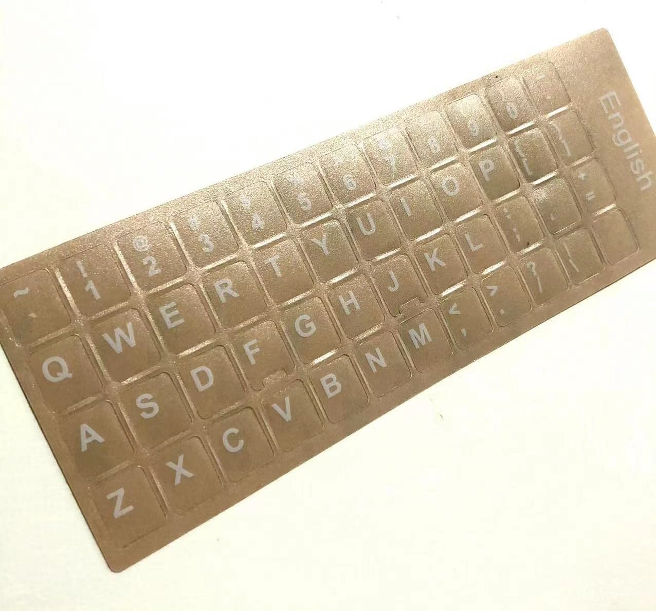 2PCS Pack Universal English Keyboard Stickers, Computer Keyboard ...