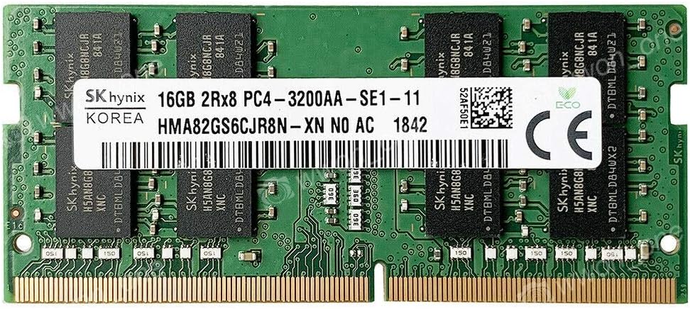Hynix HMA81GS6DJR8N-XN 8gb Ddr4-3200 Unbuffered Mem Disc Prod Spcl ...