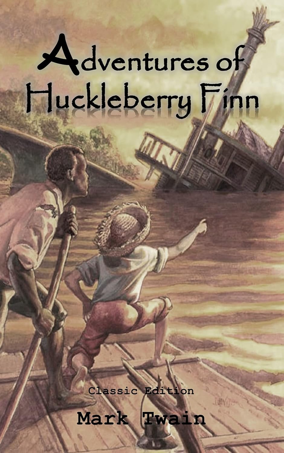 Amazon.com: Adventures of Huckleberry Finn: original illustration eBook ...