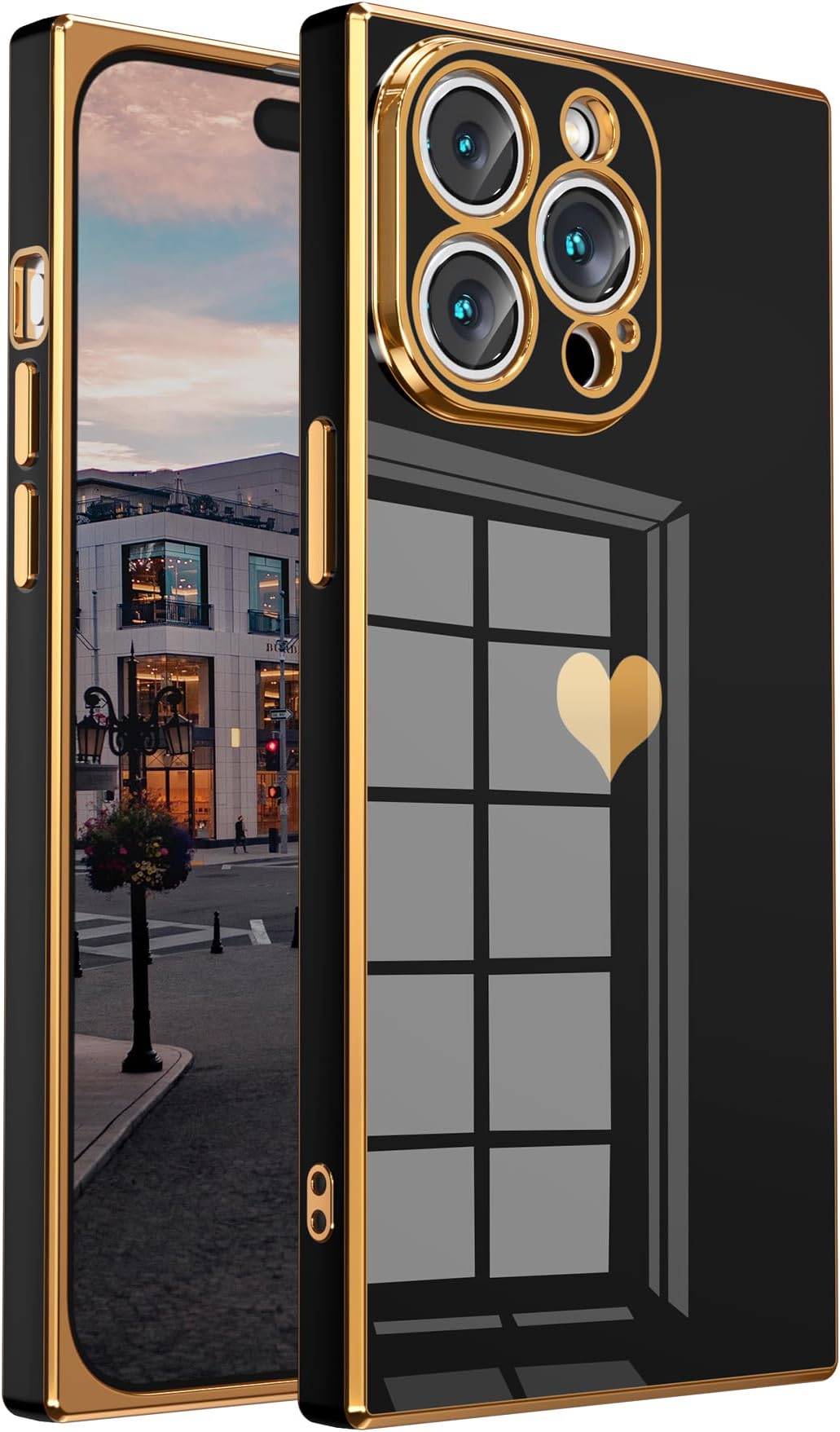 Amazon.com: Tzomsze Compatible with iPhone 14 Pro Max Square Case, Cute ...