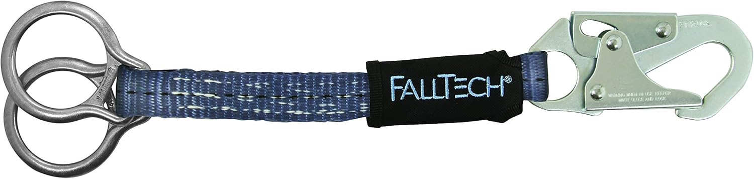 FallTech 83662D D-Ring Extender - Web with Snap Hook and 2nd D-Ring for ...