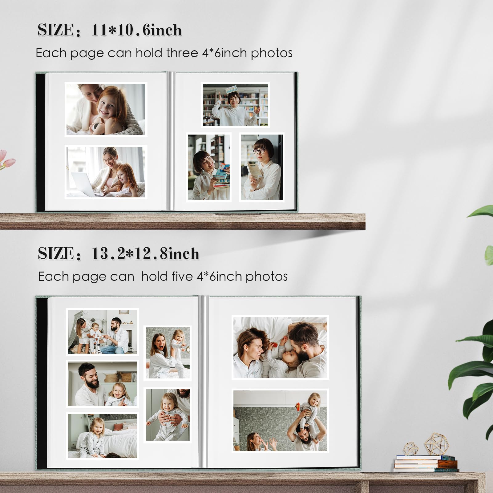 Snapklik.com : Spbapr Large Photo Album Self Adhesive Linen Cover ...