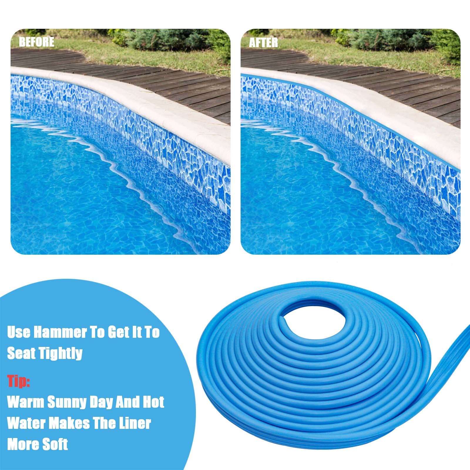 Snapklik.com : Roll Pool Bead Lock,Pool Liner Lock For Above-Ground ...