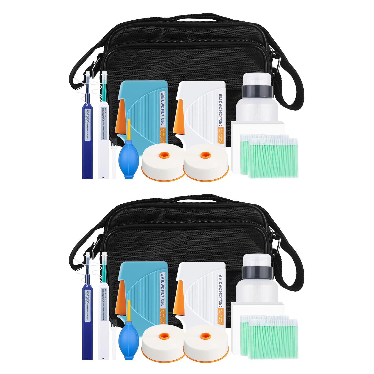 Amazon.com : Duogalia 13PC Fiber Optic Cleaning Kit, Optical Fiber ...