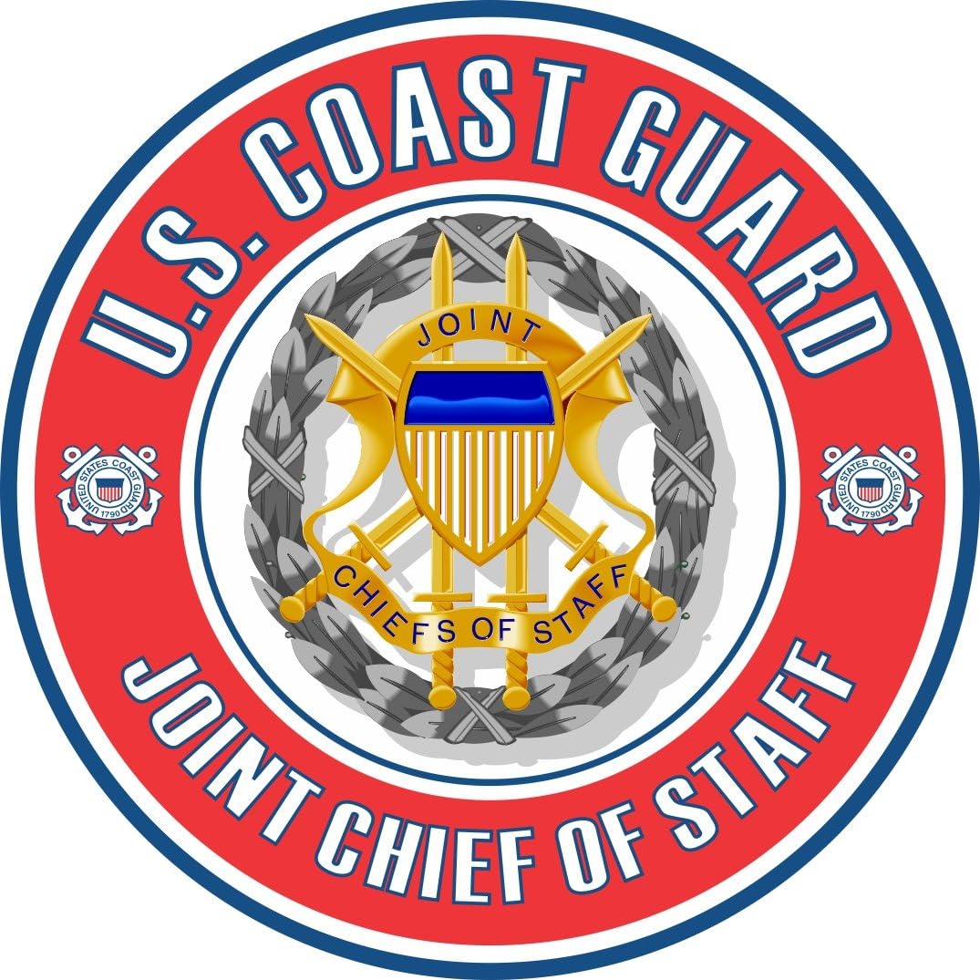 Amazon.com - US Coast Guard Joint Chief of Staff Badge 3.8 Inch Decal
